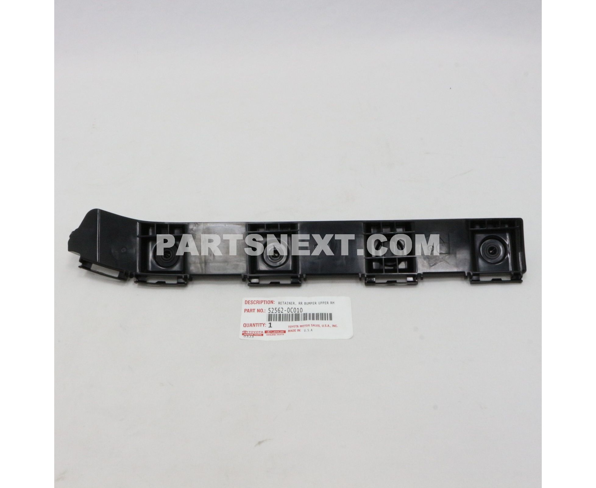 Toyota :: 52562-0C010 RETAINER, REAR BUMPER, UPPER RH