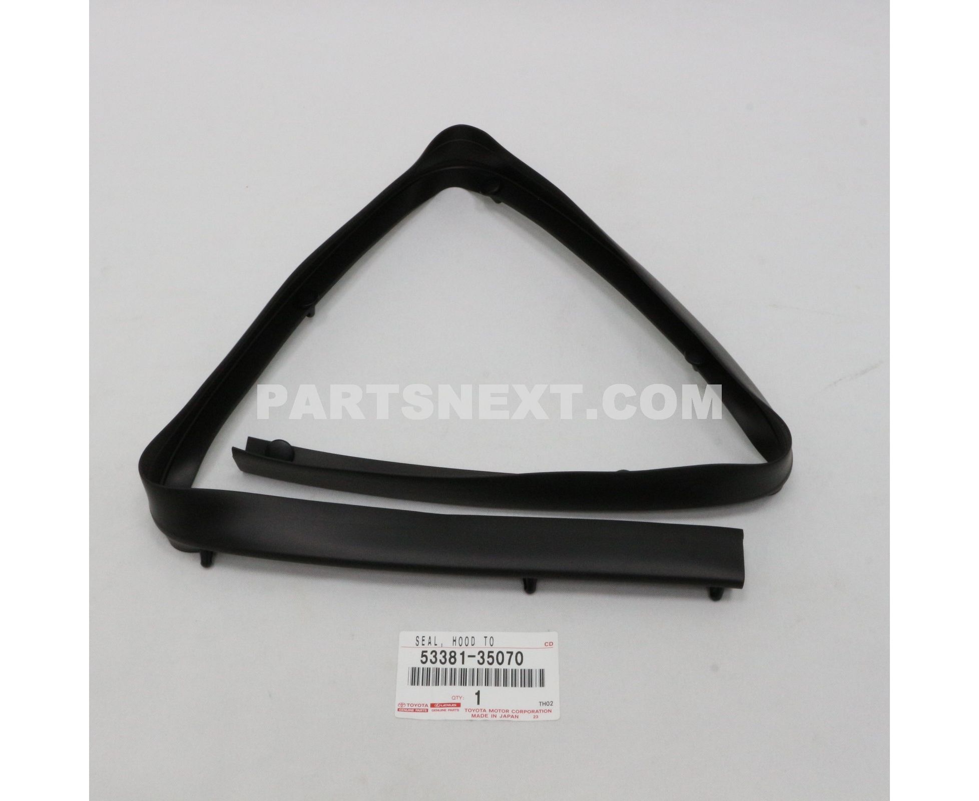 Toyota :: 53381-35070 SEAL, HOOD TO RADIATOR SUPPORT