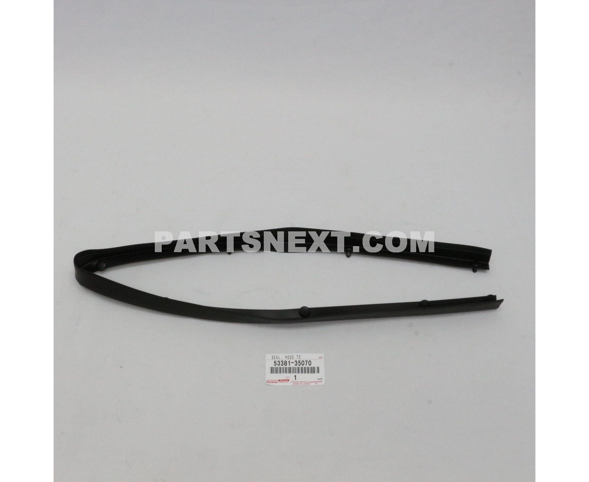 Toyota :: 53381-35070 SEAL, HOOD TO RADIATOR SUPPORT