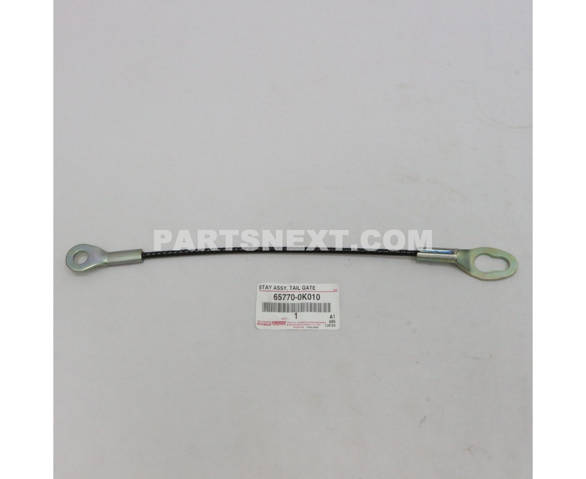 Toyota :: 65770-0K010 STAY ASSY, TAIL GATE