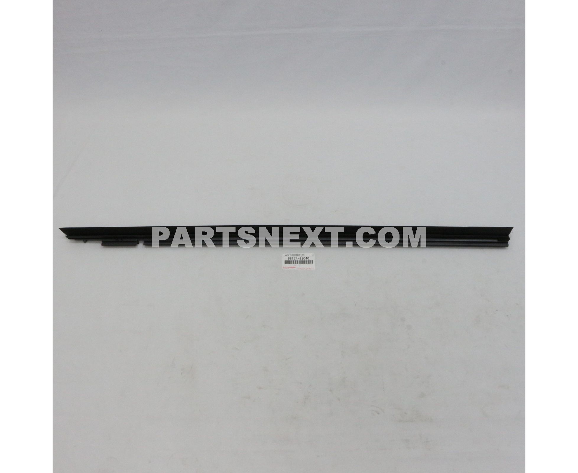 Toyota :: 68174-28040 WEATHERSTRIP, REAR DOOR GLASS, INNER LH