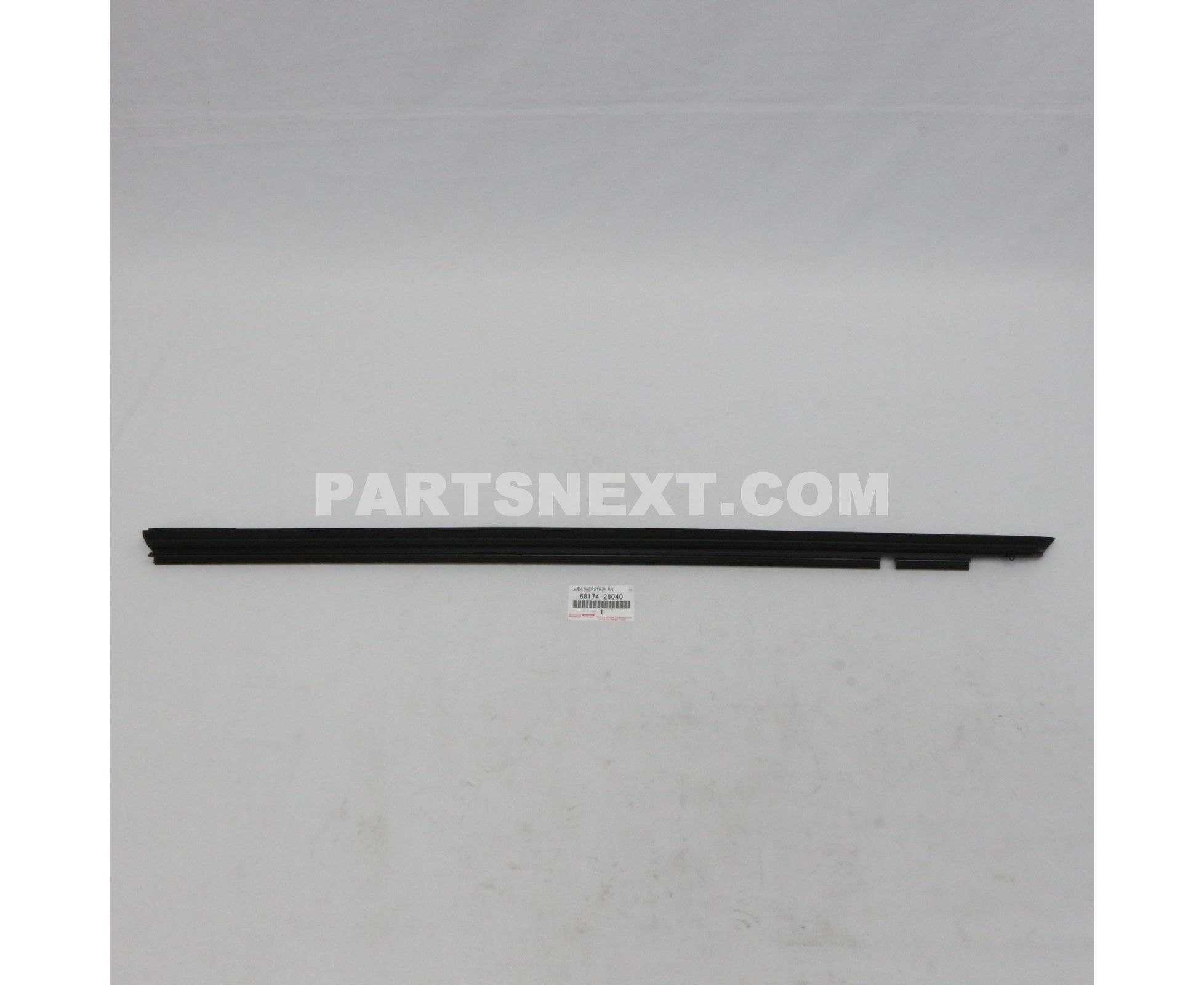 Toyota :: 68174-28040 WEATHERSTRIP, REAR DOOR GLASS, INNER LH