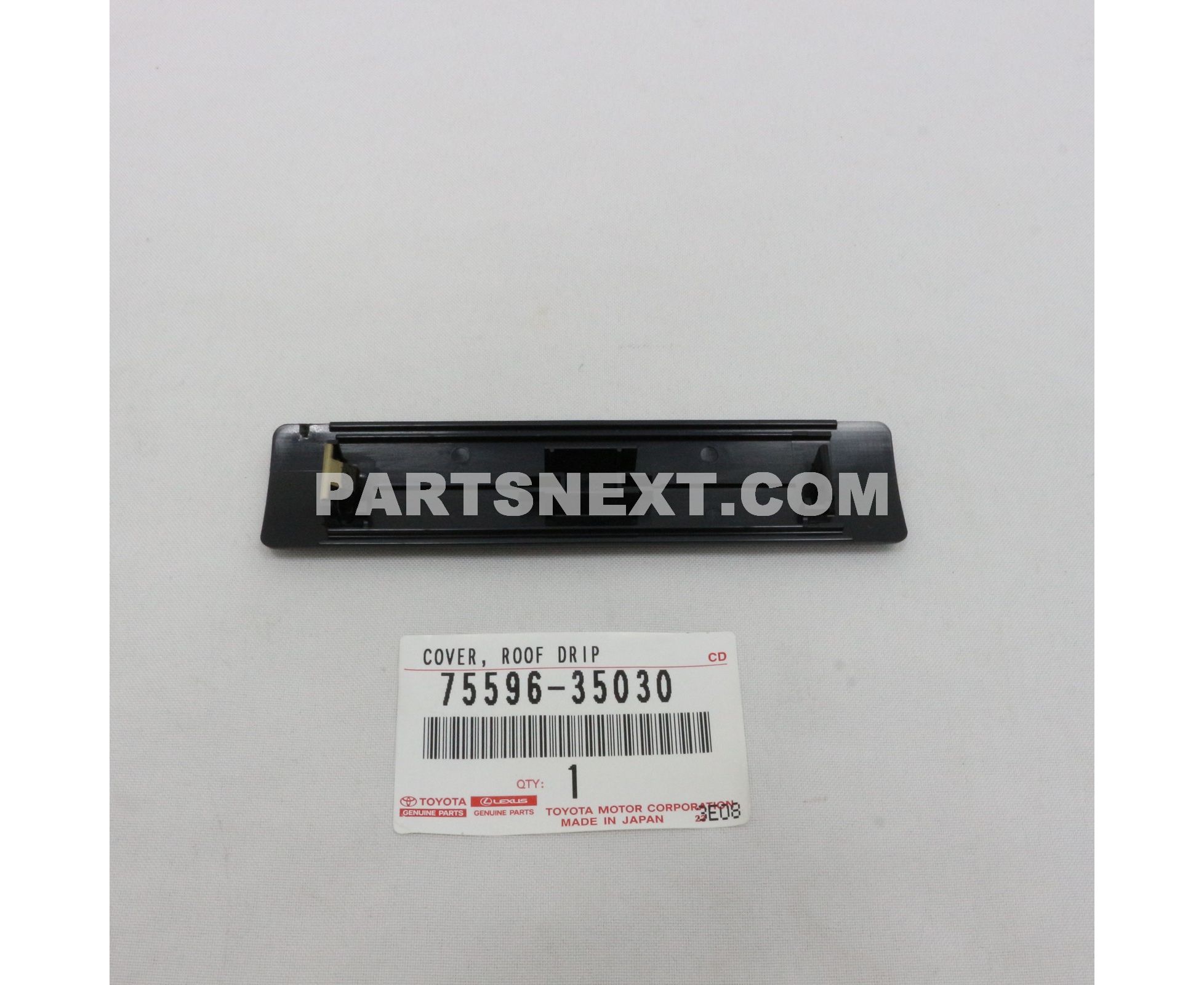 Toyota :: 75596-35030 COVER, ROOF DRIP SIDE FINISH MOULDING JOINT, RH/LH