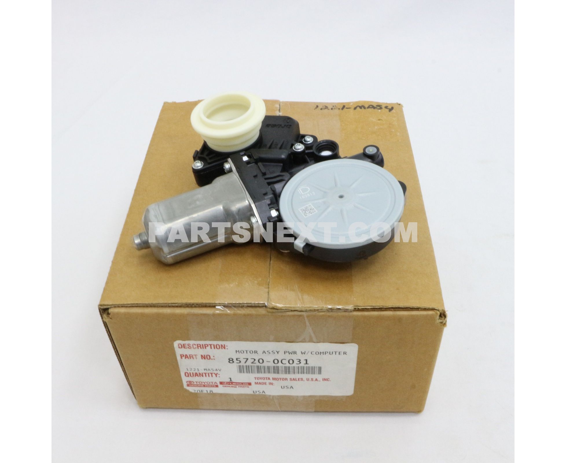 Toyota :: 85720-0C031 MOTOR ASSY, POWER WINDOW REGULATOR, FRONT LH