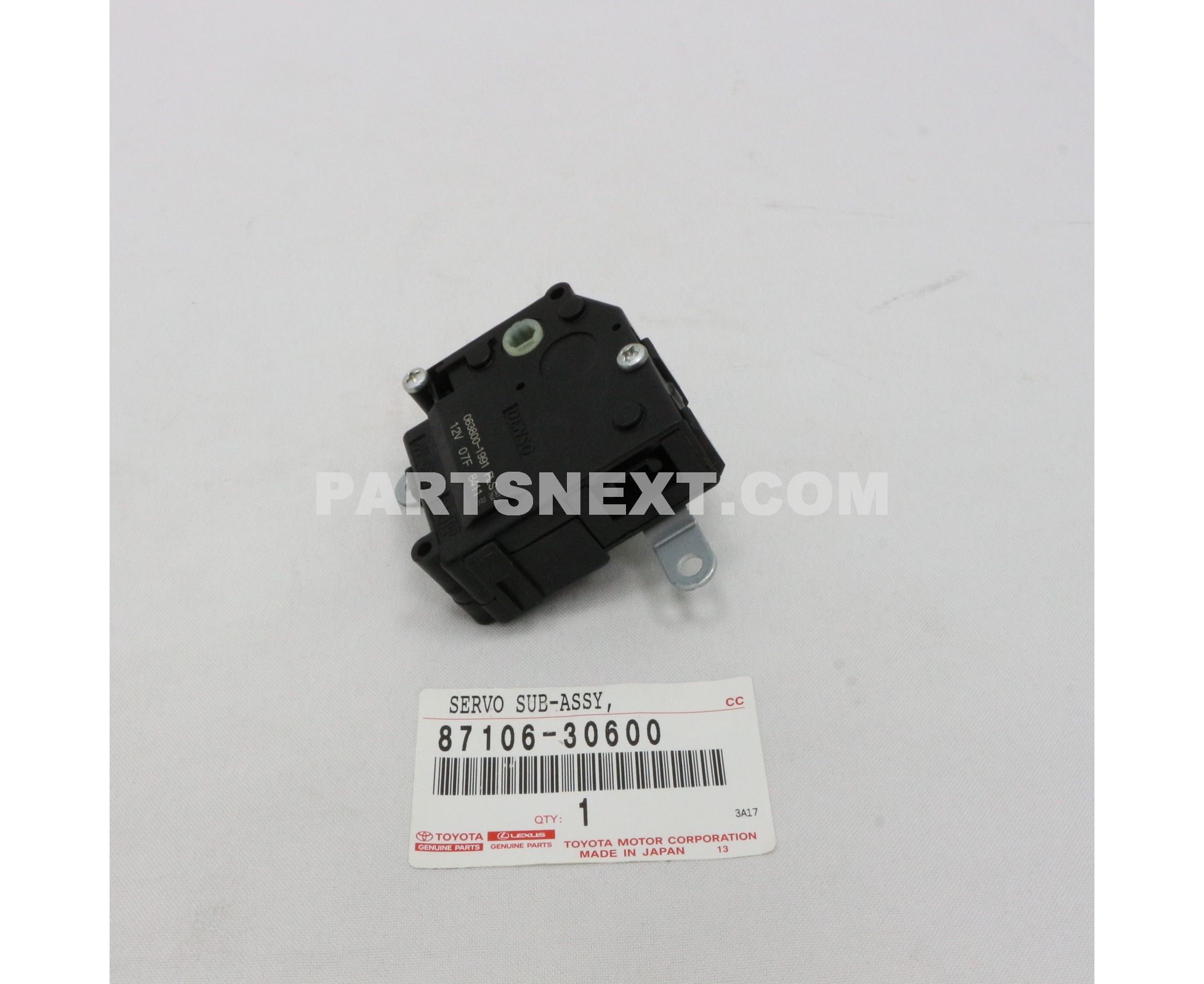 Toyota :: 87106-30600 DAMPER SERVO SUB-ASSY, AIR CONDITIONER RADIATOR, NO.6