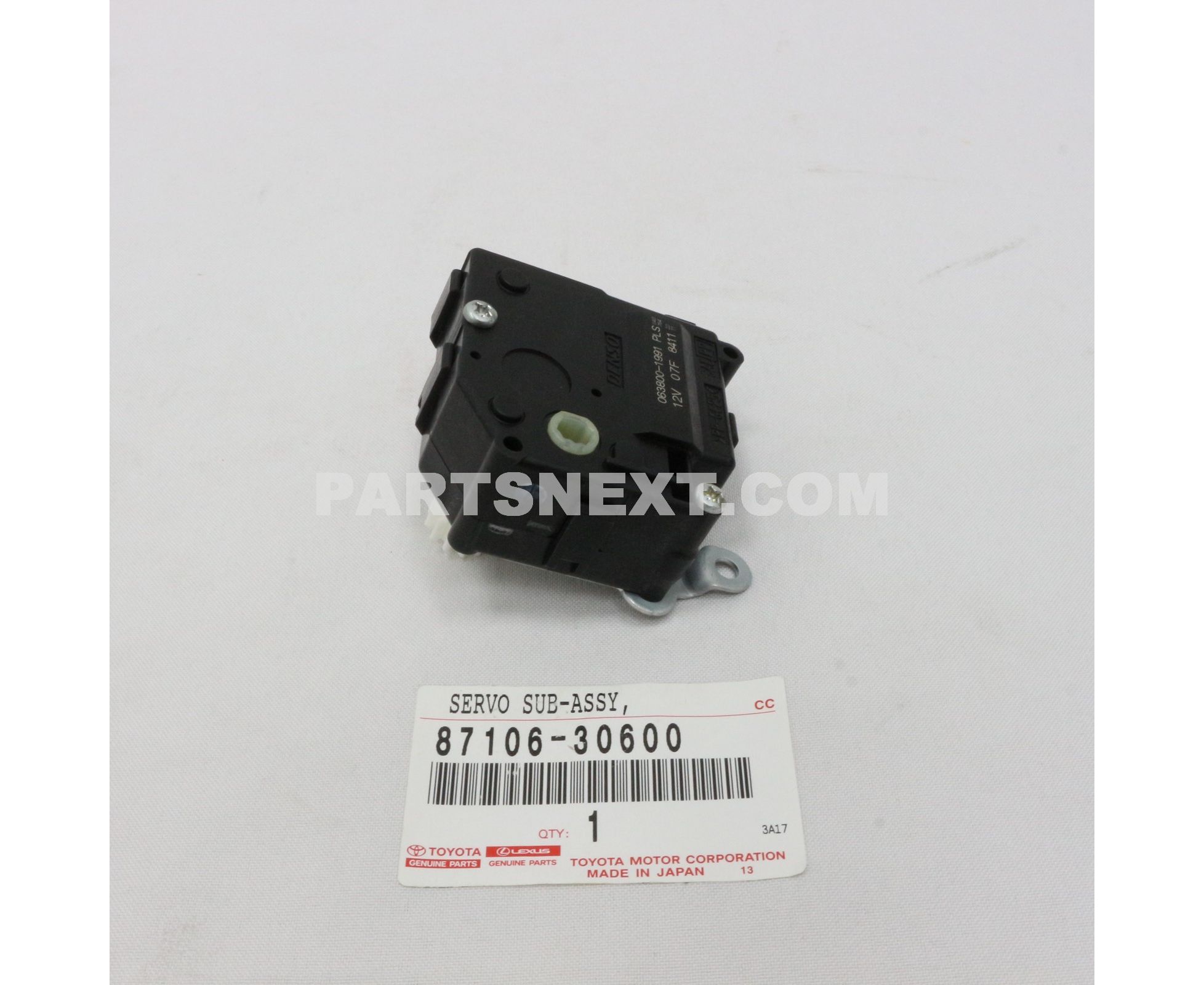Toyota :: 87106-30600 DAMPER SERVO SUB-ASSY, AIR CONDITIONER RADIATOR, NO.6