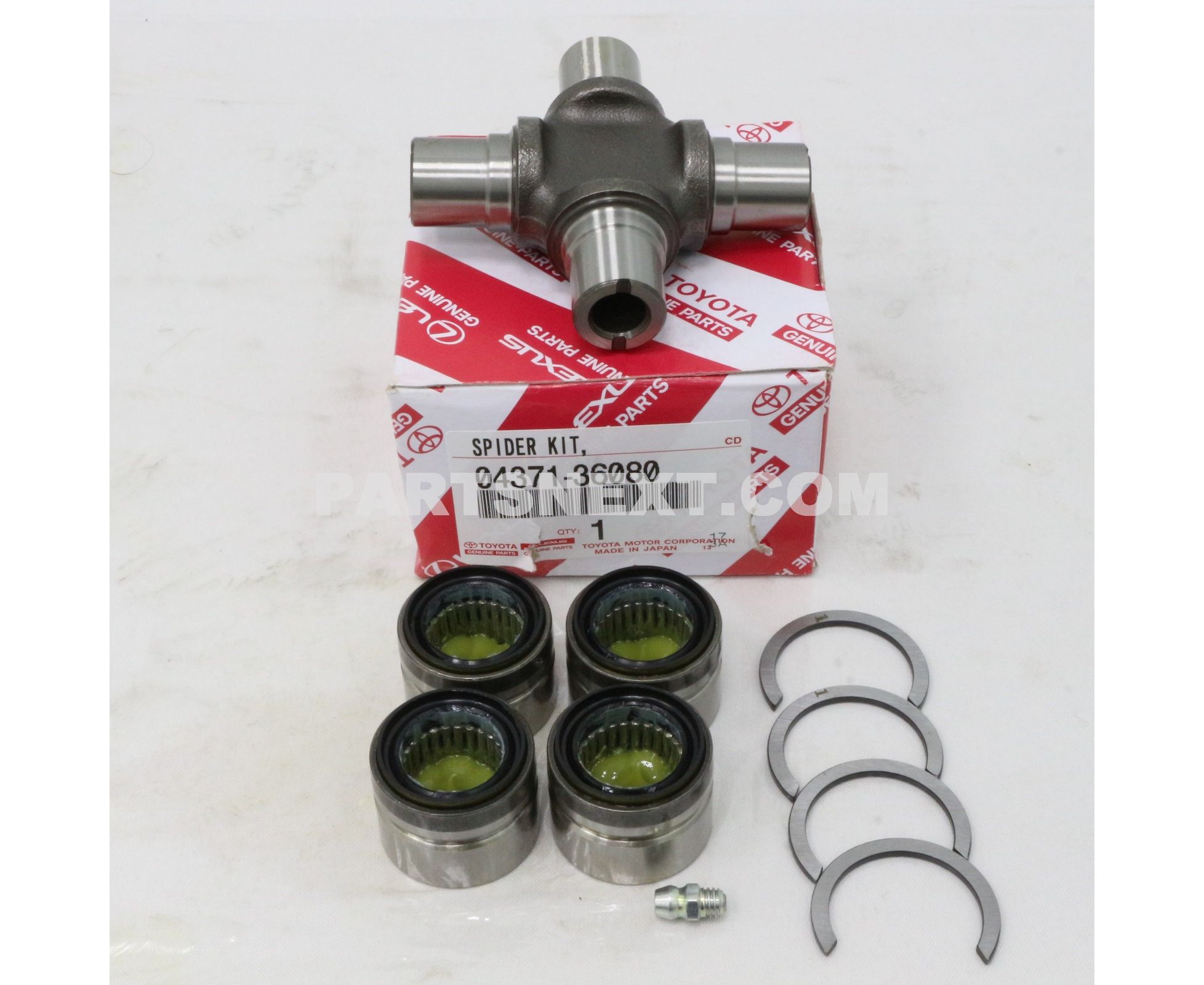 Toyota :: 04371-36080 SPIDER KIT, FRONT PROPELLER SHAFT UNIVERSAL JOINT