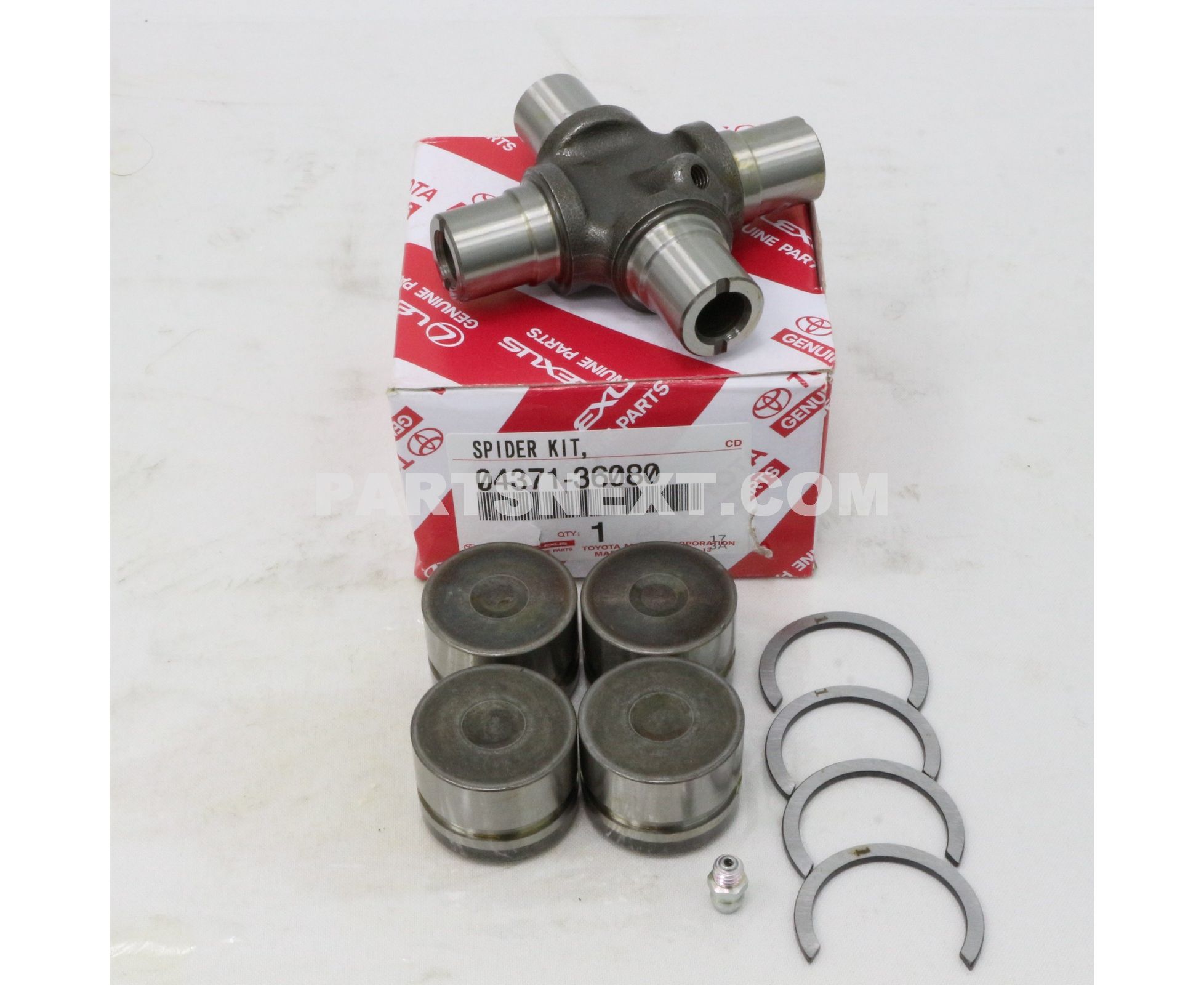 Toyota :: 04371-36080 SPIDER KIT, FRONT PROPELLER SHAFT UNIVERSAL JOINT