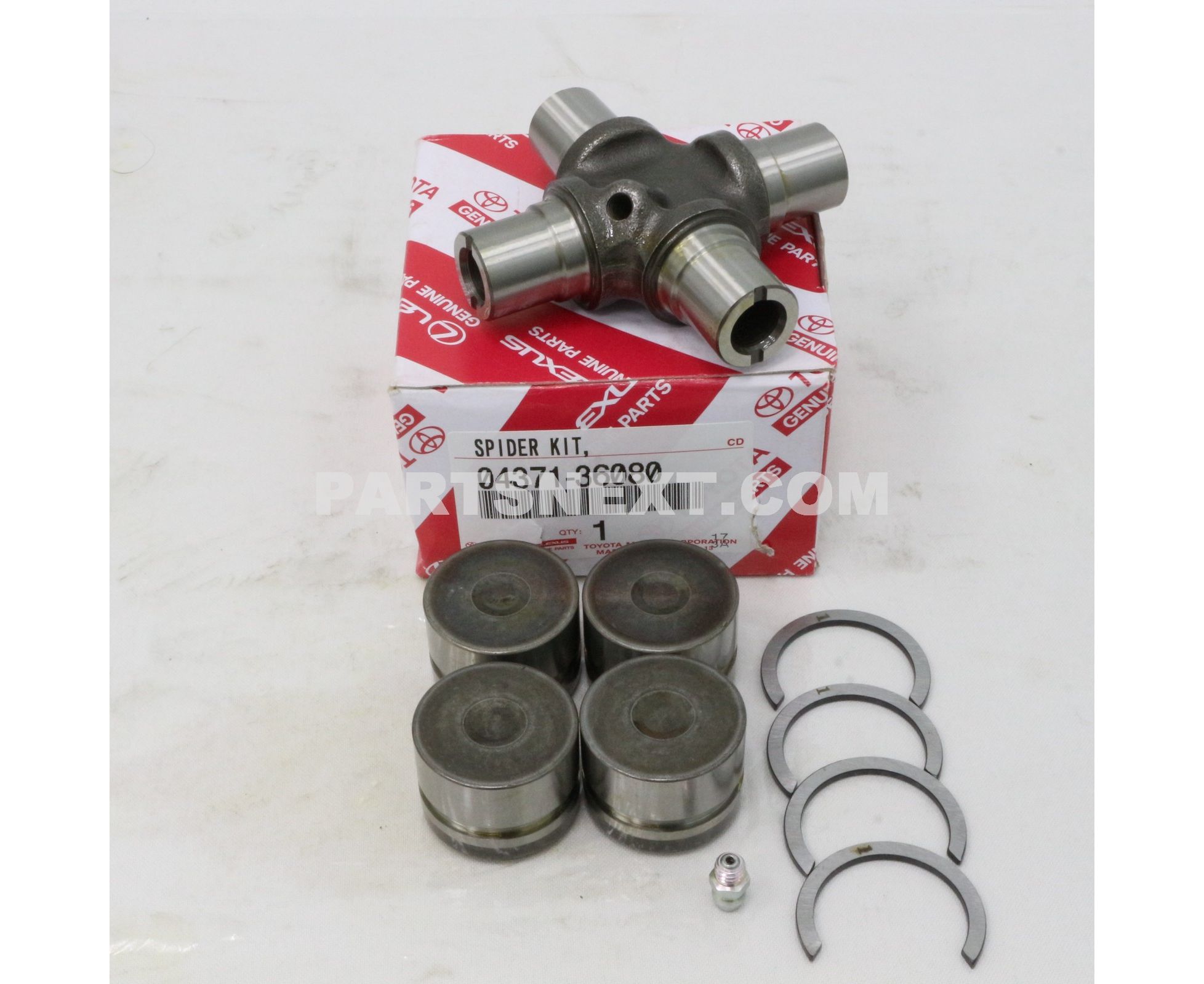 Toyota :: 04371-36080 SPIDER KIT, FRONT PROPELLER SHAFT UNIVERSAL JOINT