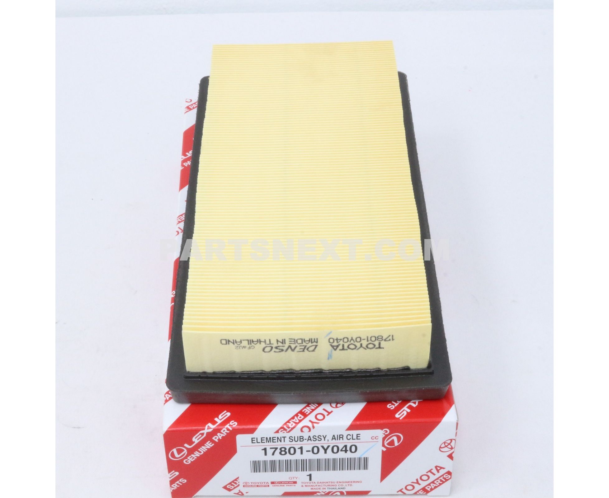 Toyota :: 17801-0Y040 ELEMENT SUB-ASSY, AIR CLEANER FILTER