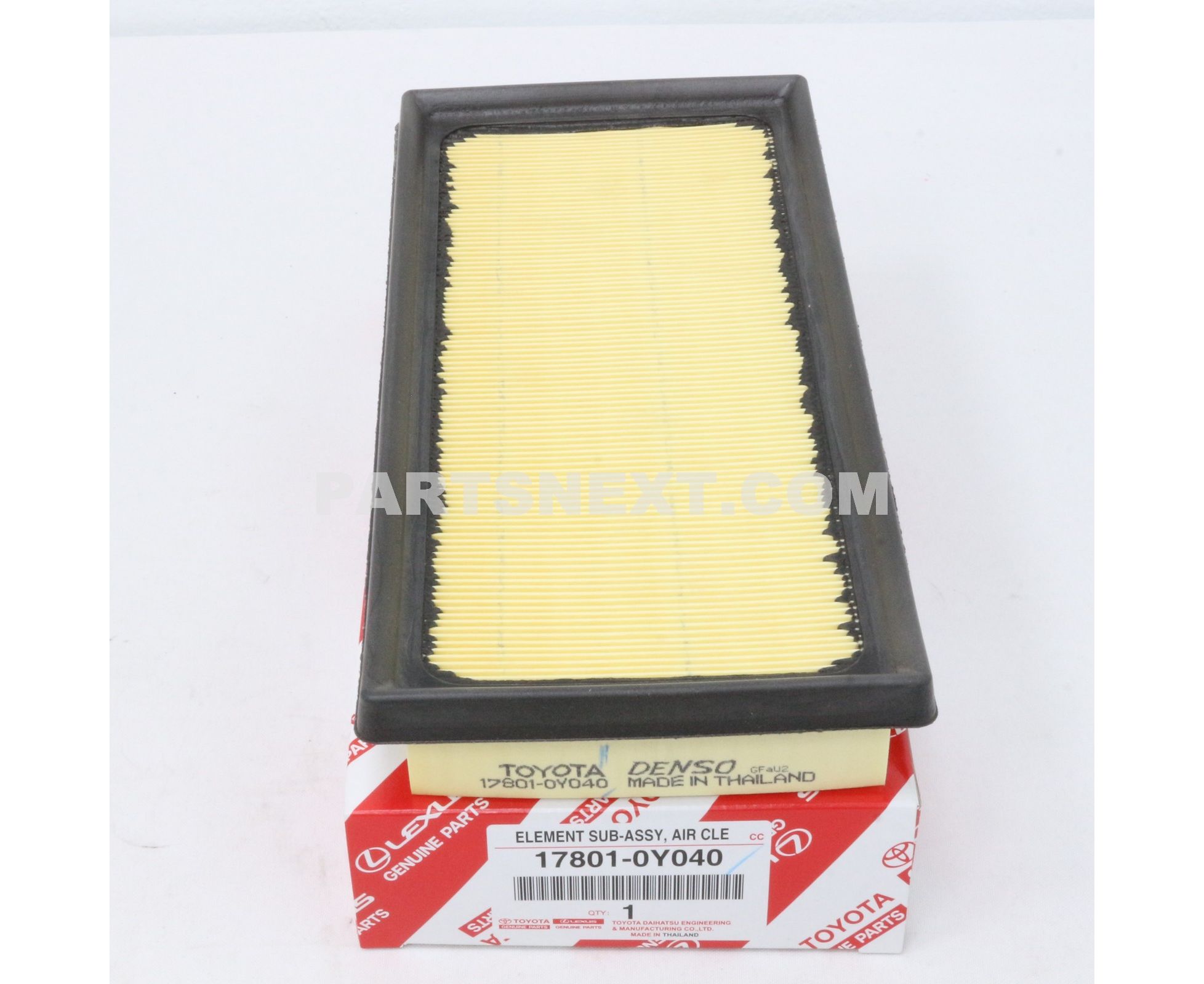 Toyota :: 17801-0Y040 ELEMENT SUB-ASSY, AIR CLEANER FILTER