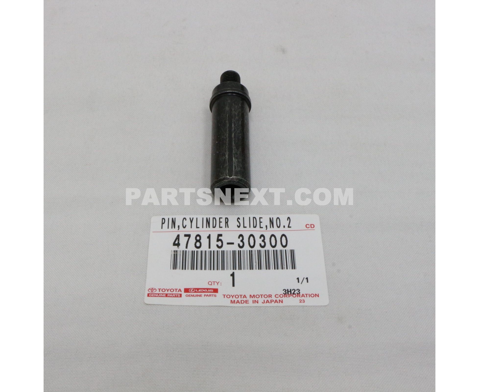 Toyota :: 47815-30300 PIN, REAR CYLINDER SLIDE, NO.2(FOR REAR DISC BRAKE)