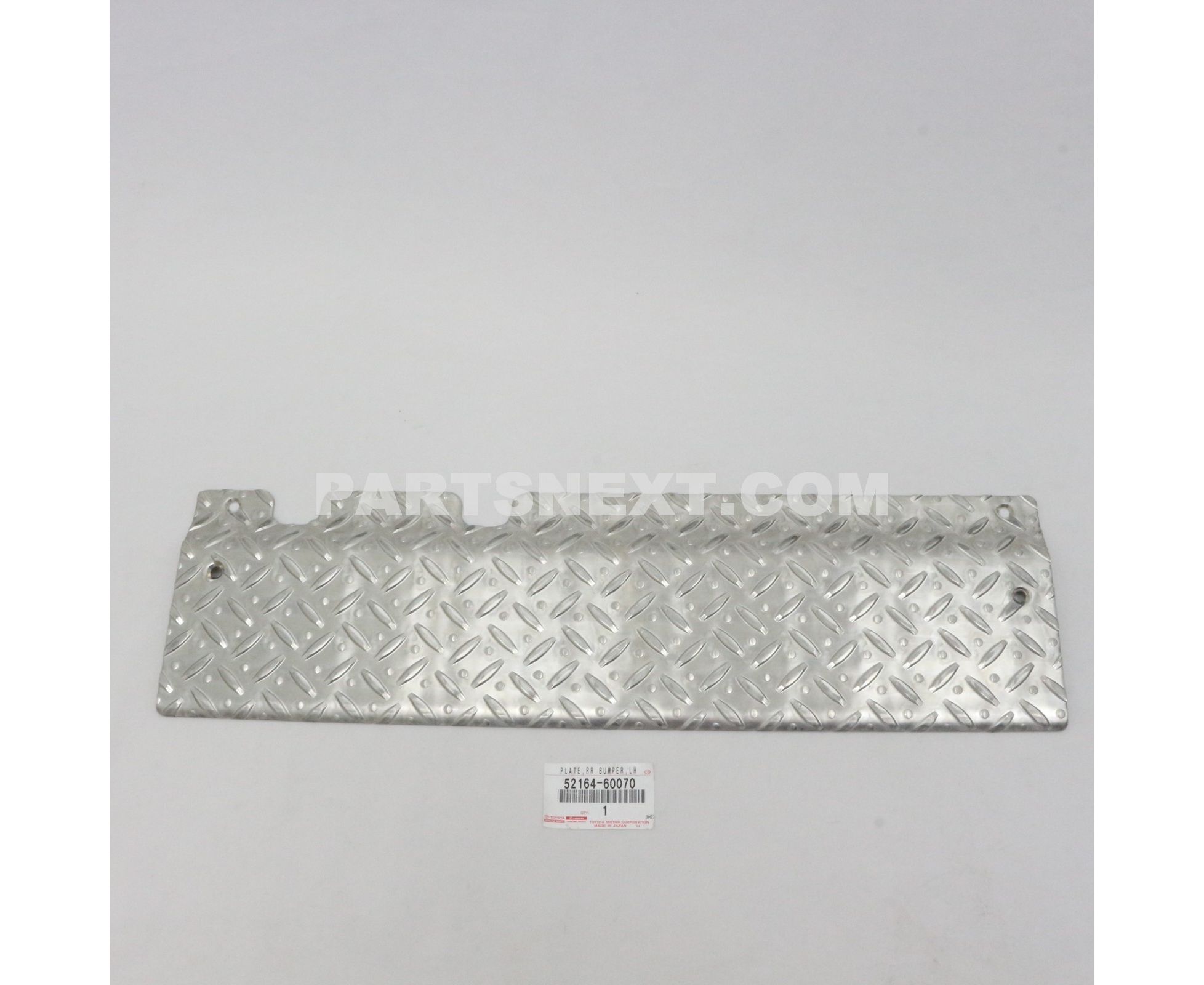 Toyota :: 52164-60070 PLATE, REAR BUMPER, LH