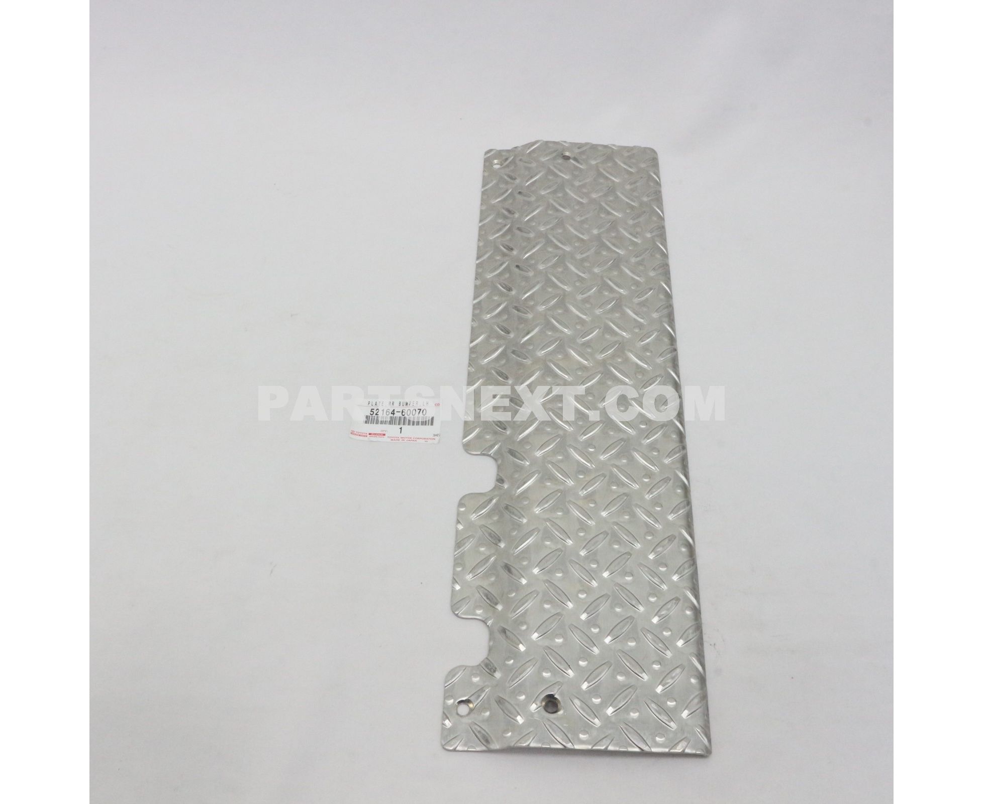 Toyota :: 52164-60070 PLATE, REAR BUMPER, LH