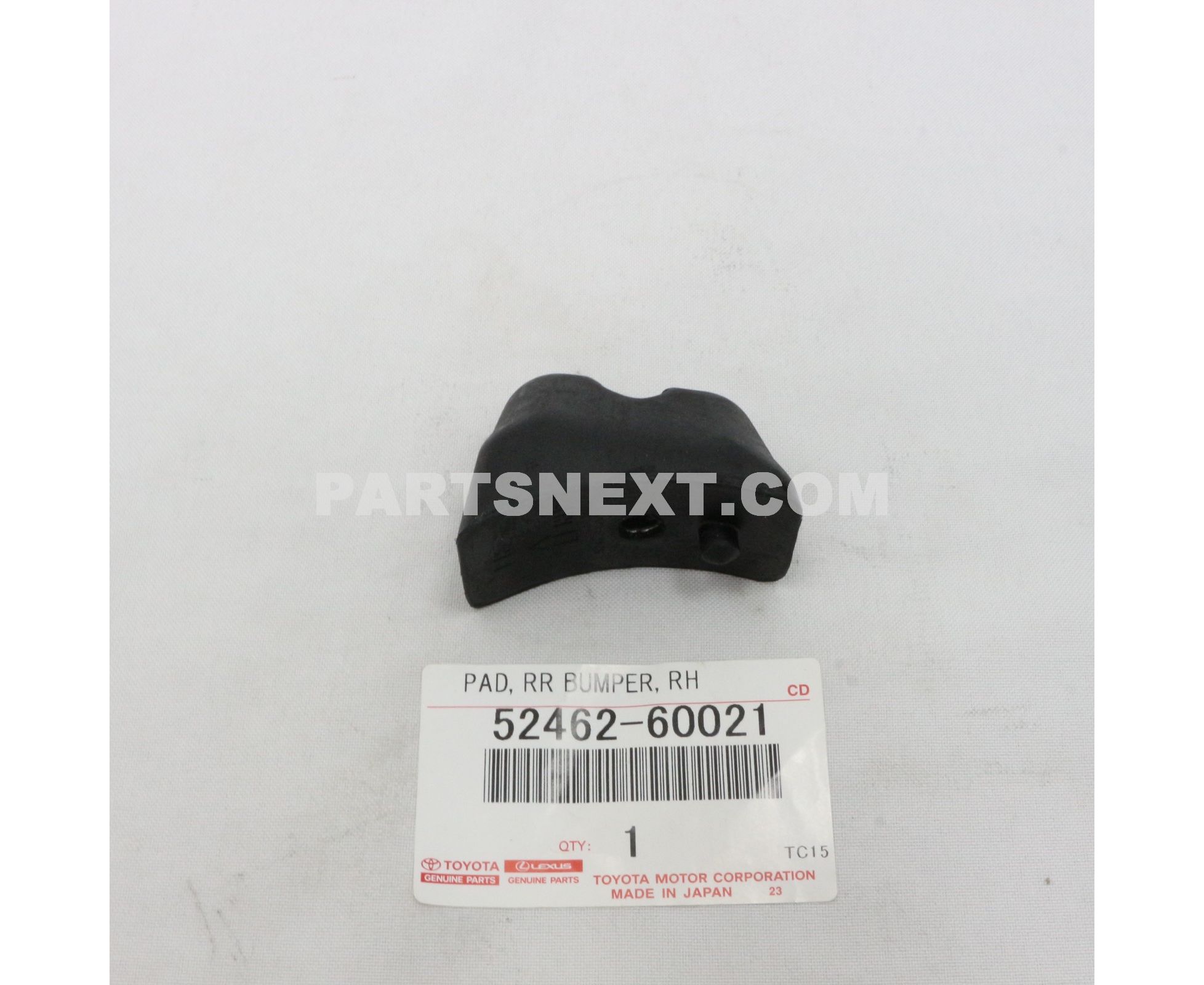 Toyota :: 52462-60021 PAD, REAR BUMPER, RH