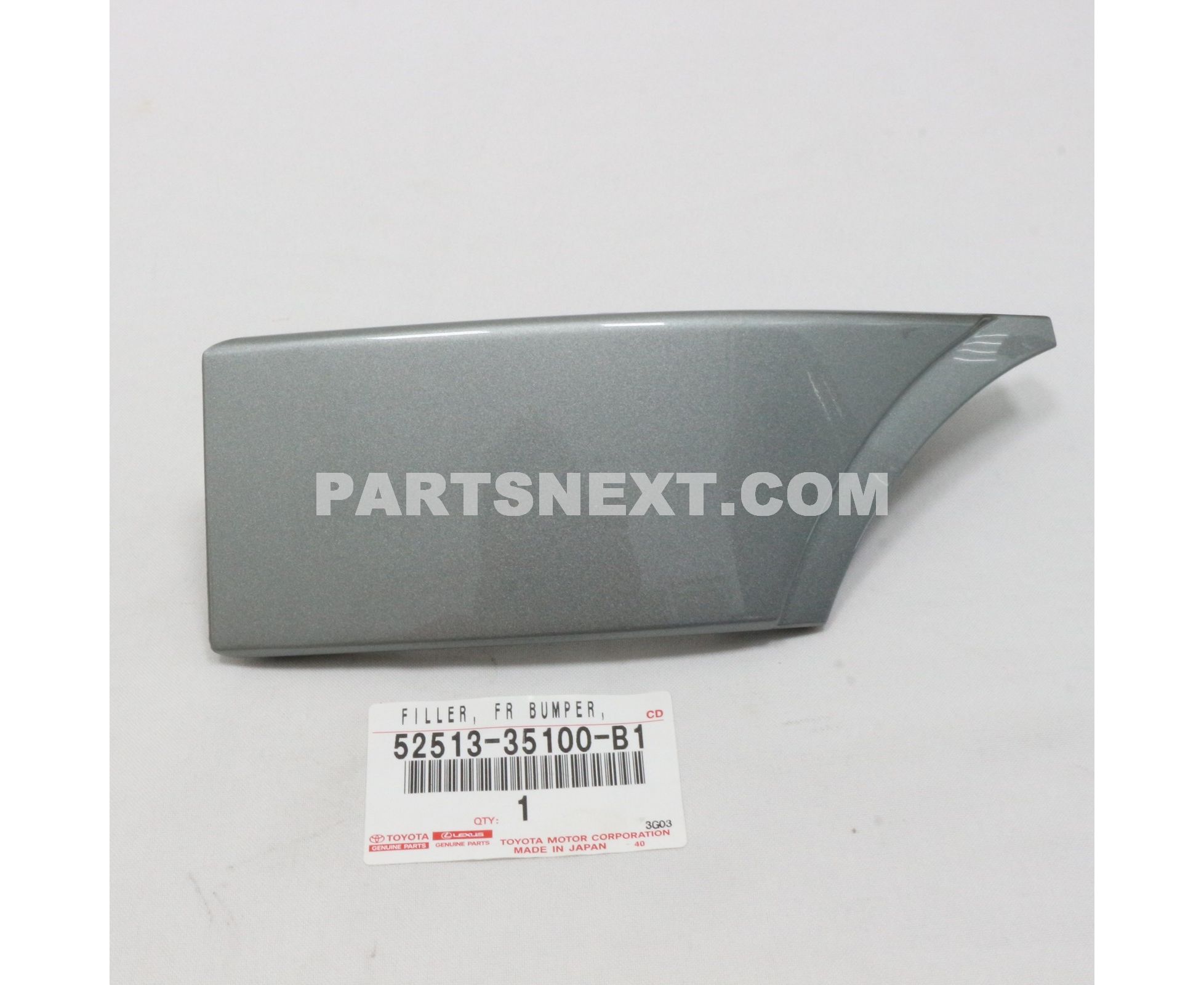 Toyota :: 52513-35100-B1 FILLER, FRONT BUMPER, LH