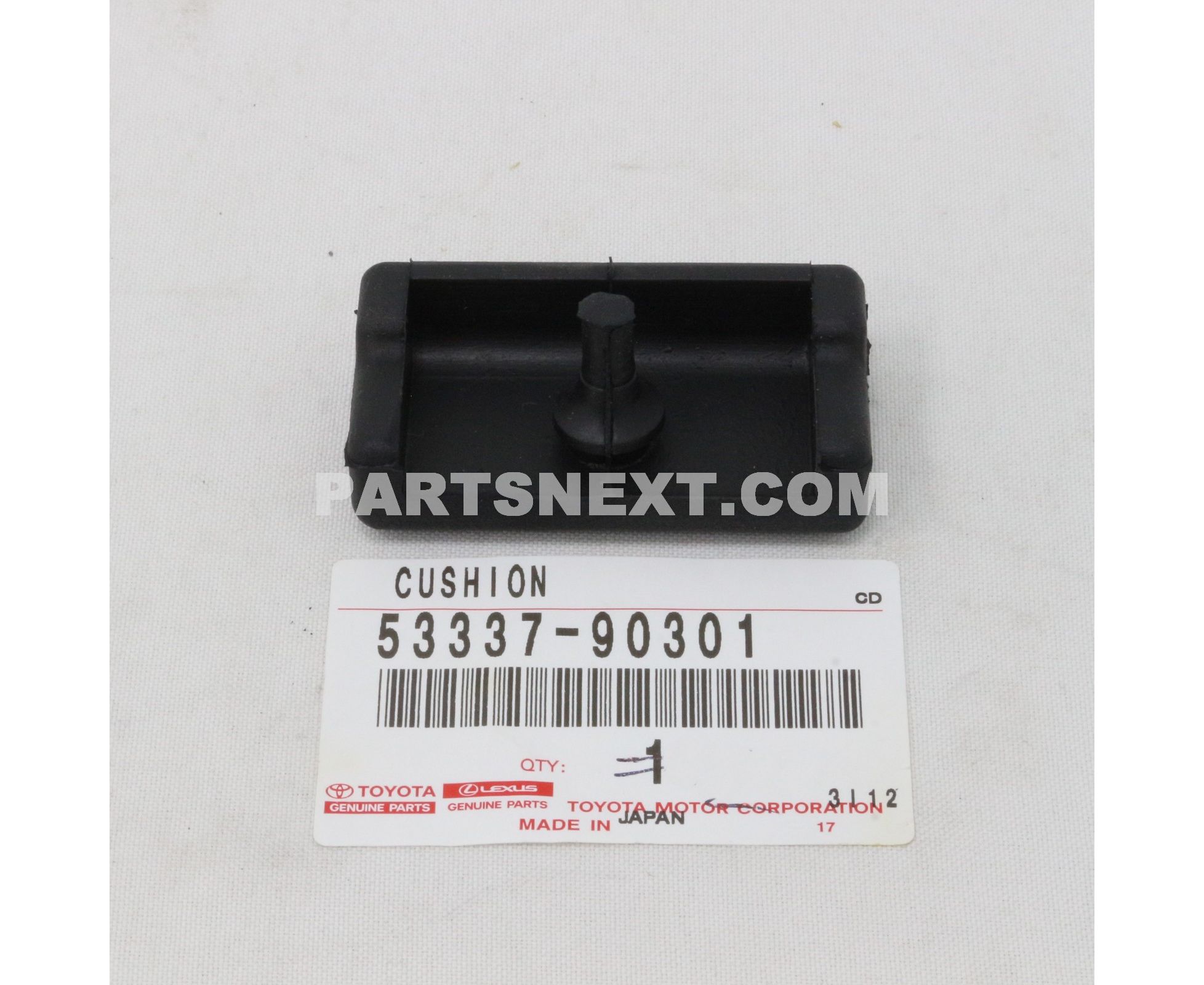 Toyota :: 53337-90301 CUSHION, WINDSHIELD REST BLOCK