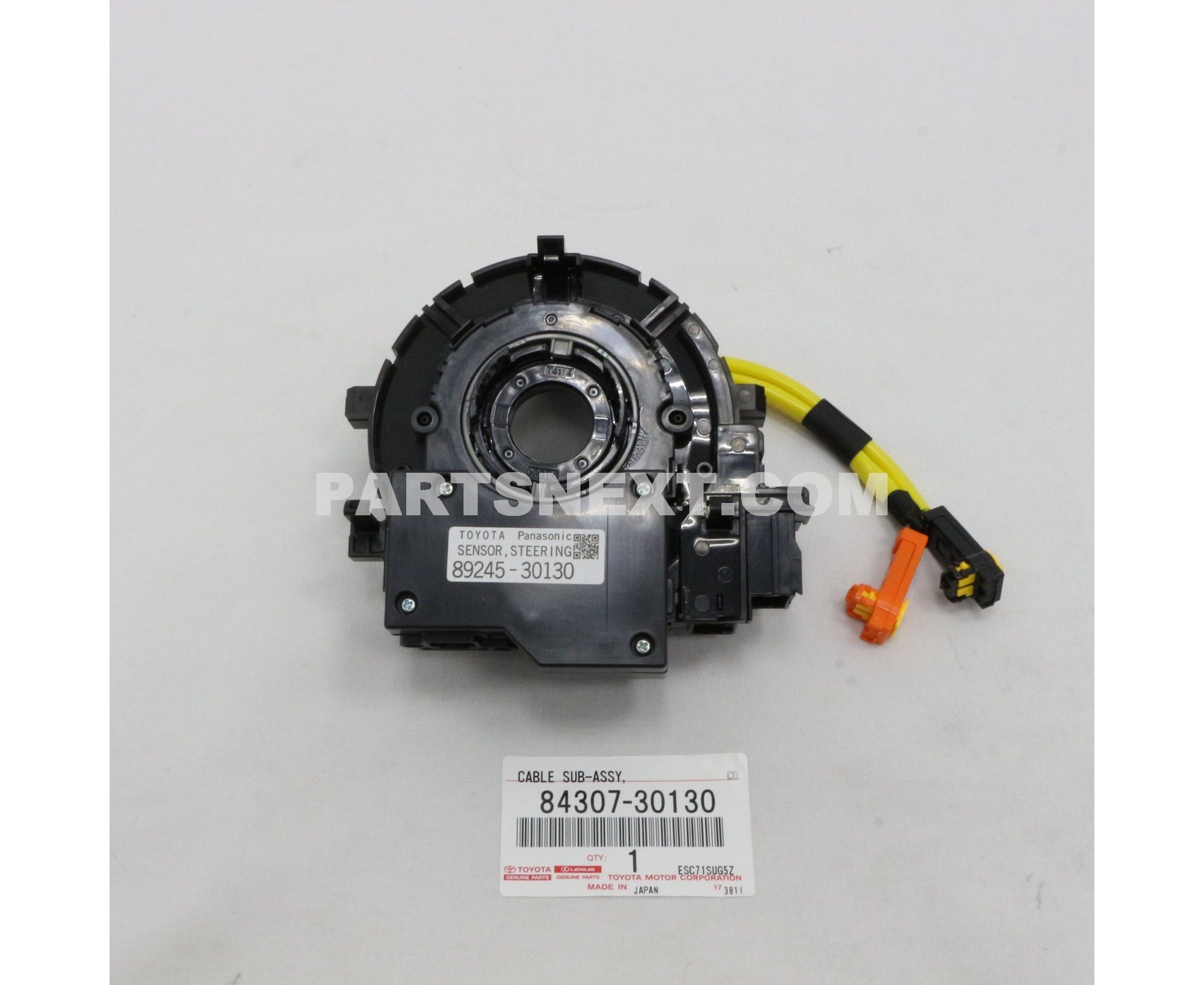 Toyota :: 84307-30130 CABLE SUB-ASSY, SPIRAL W/SENSOR