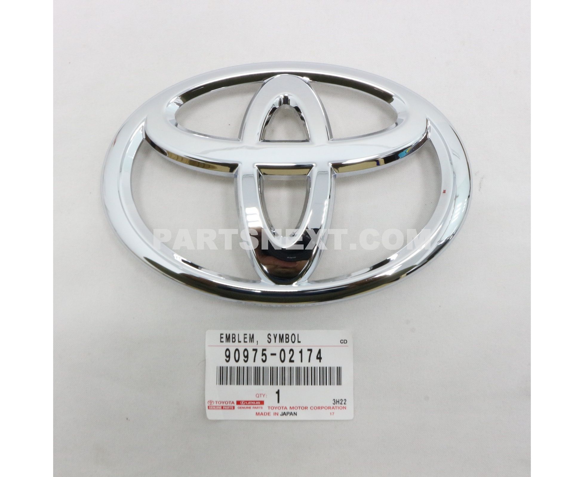 Toyota :: 90975-02174 EMBLEM, RADIATOR GRILLE (OR FRONT PANEL)