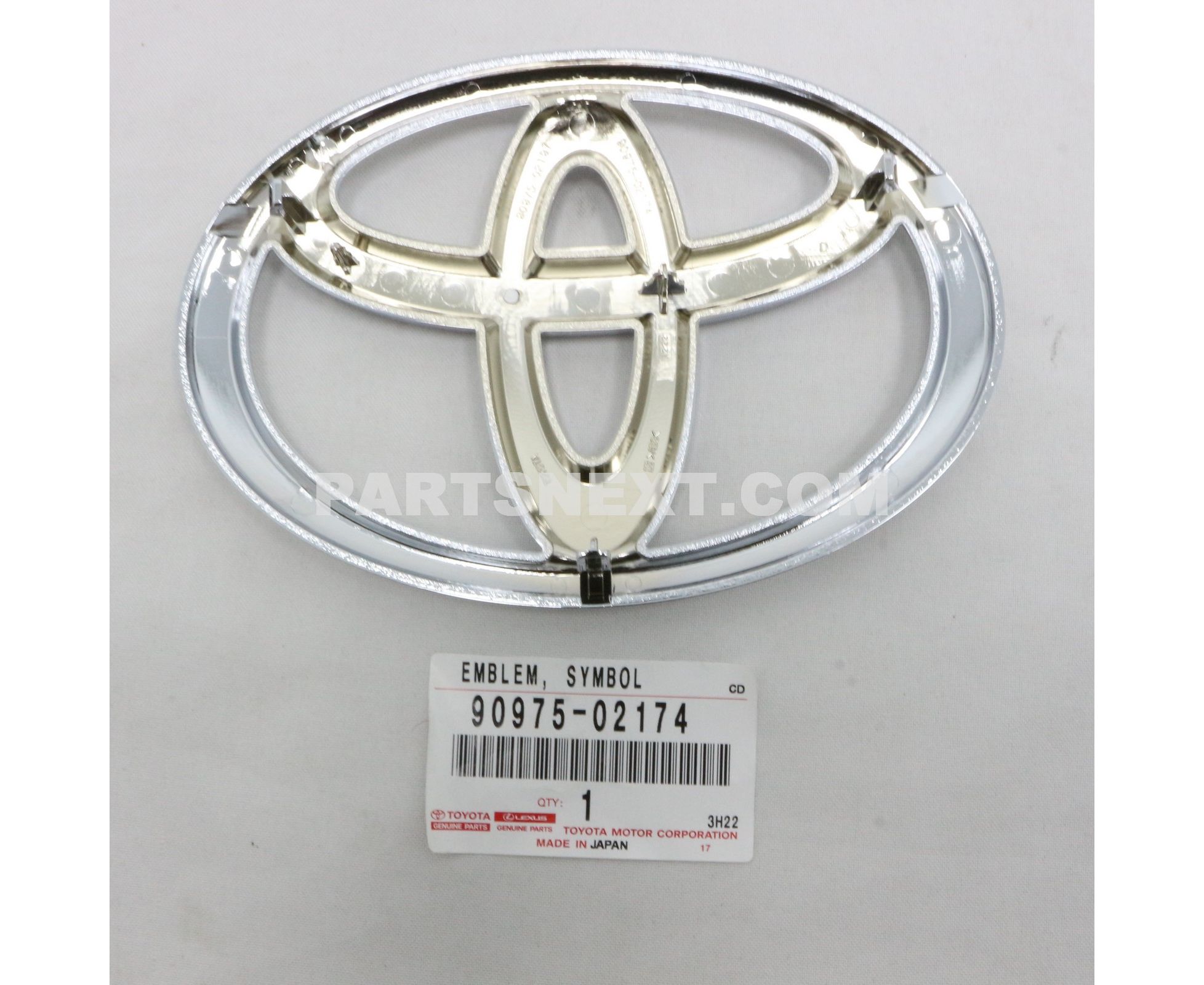 Toyota :: 90975-02174 EMBLEM, RADIATOR GRILLE (OR FRONT PANEL)