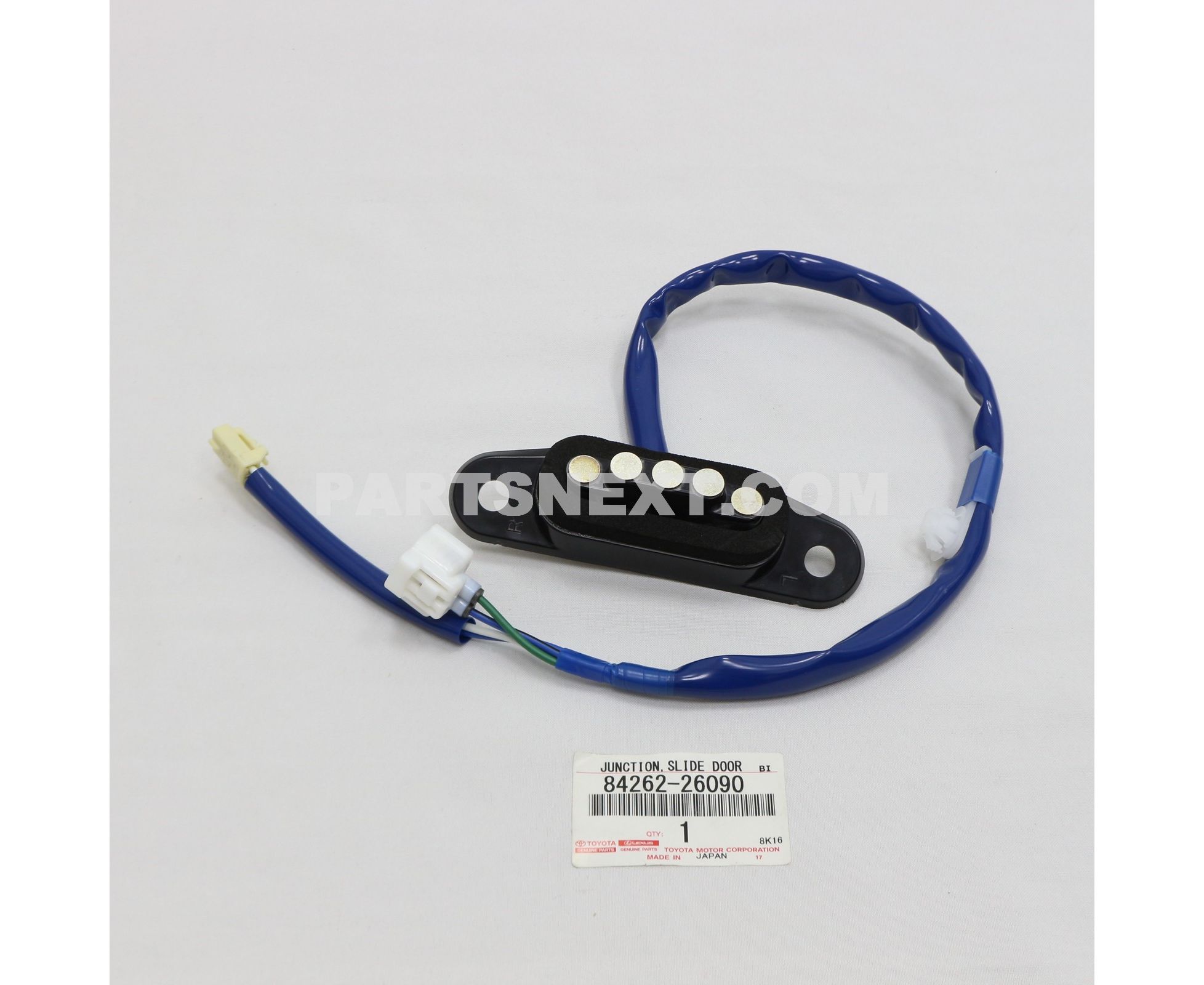 Toyota :: 84262-26090 JUNCTION, SLIDE DOOR CONTROL, FEMALE