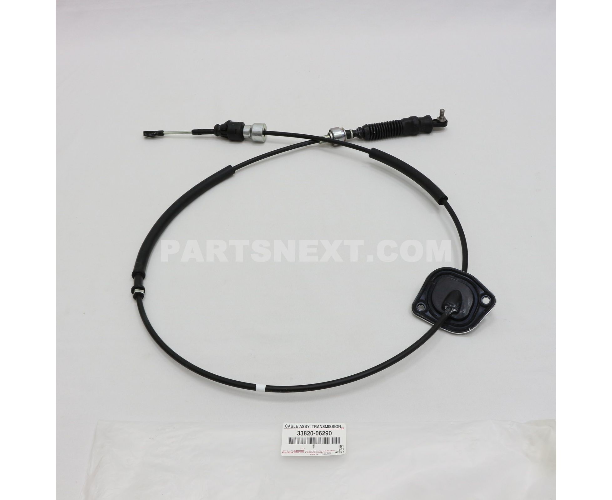 Toyota :: 33820-06290 CABLE ASSY, TRANSMISSION CONTROL