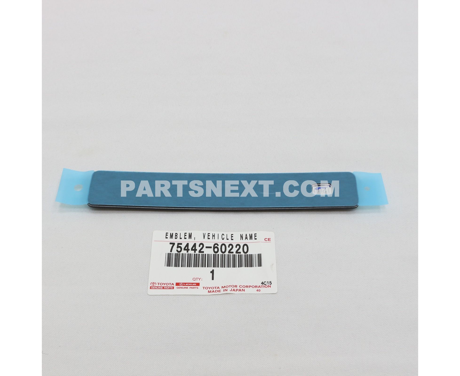 Toyota :: 75442-60220 EMBLEM VEHICLE NAME