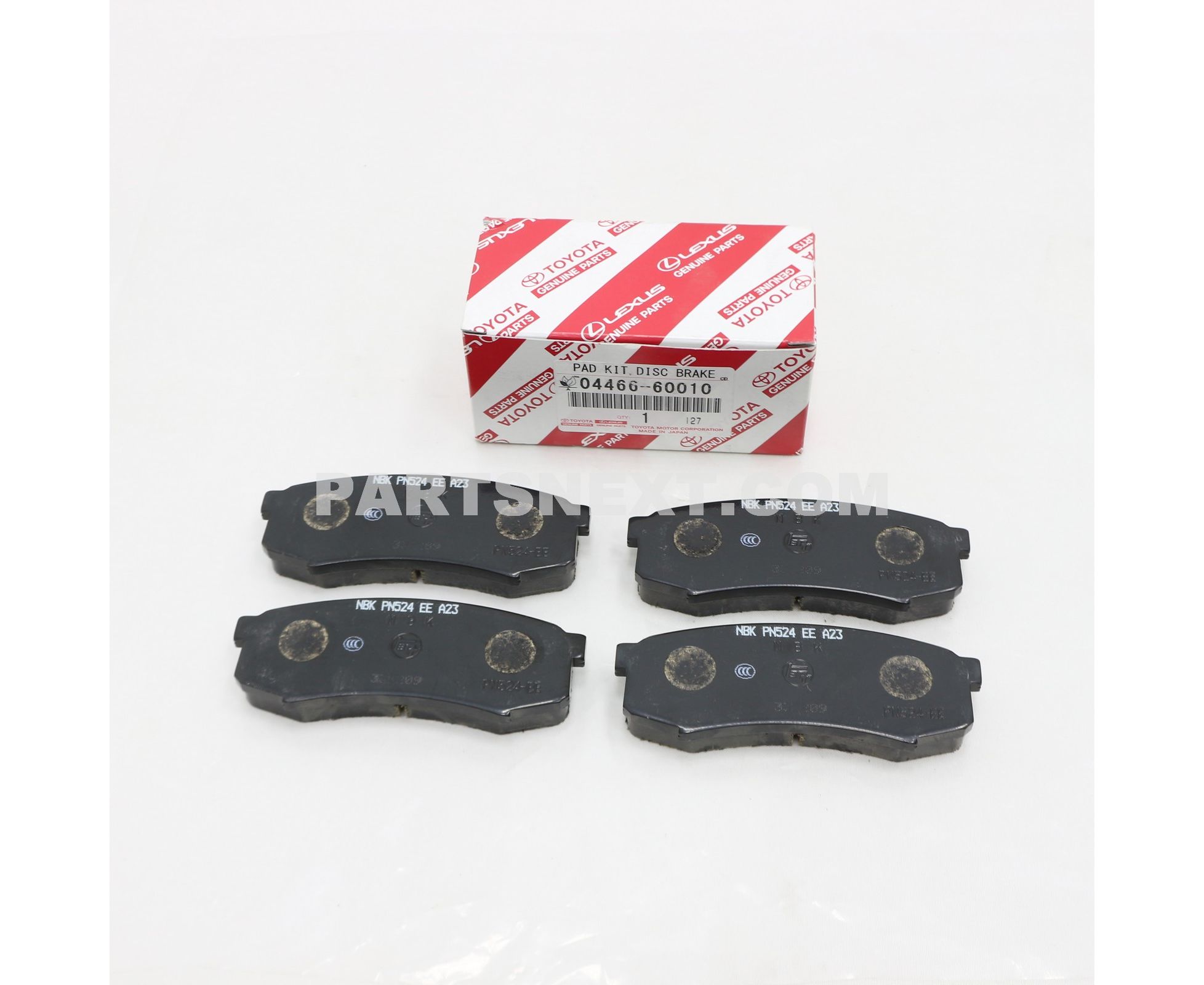 Toyota :: 04466-60010 PAD KIT, DISC BRAKE, REAR