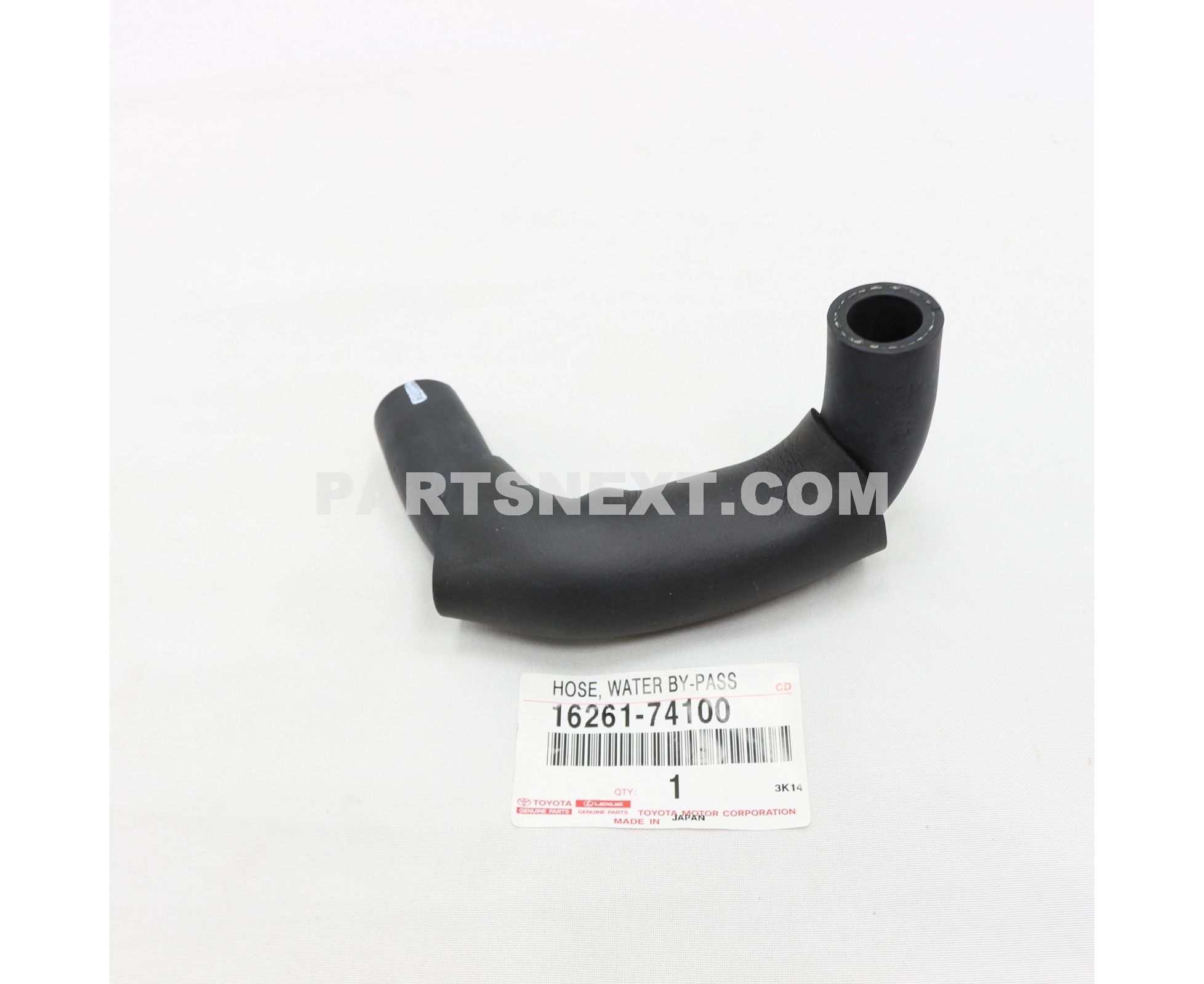 Toyota :: 16261-74100 HOSE, WATER BY-PASS