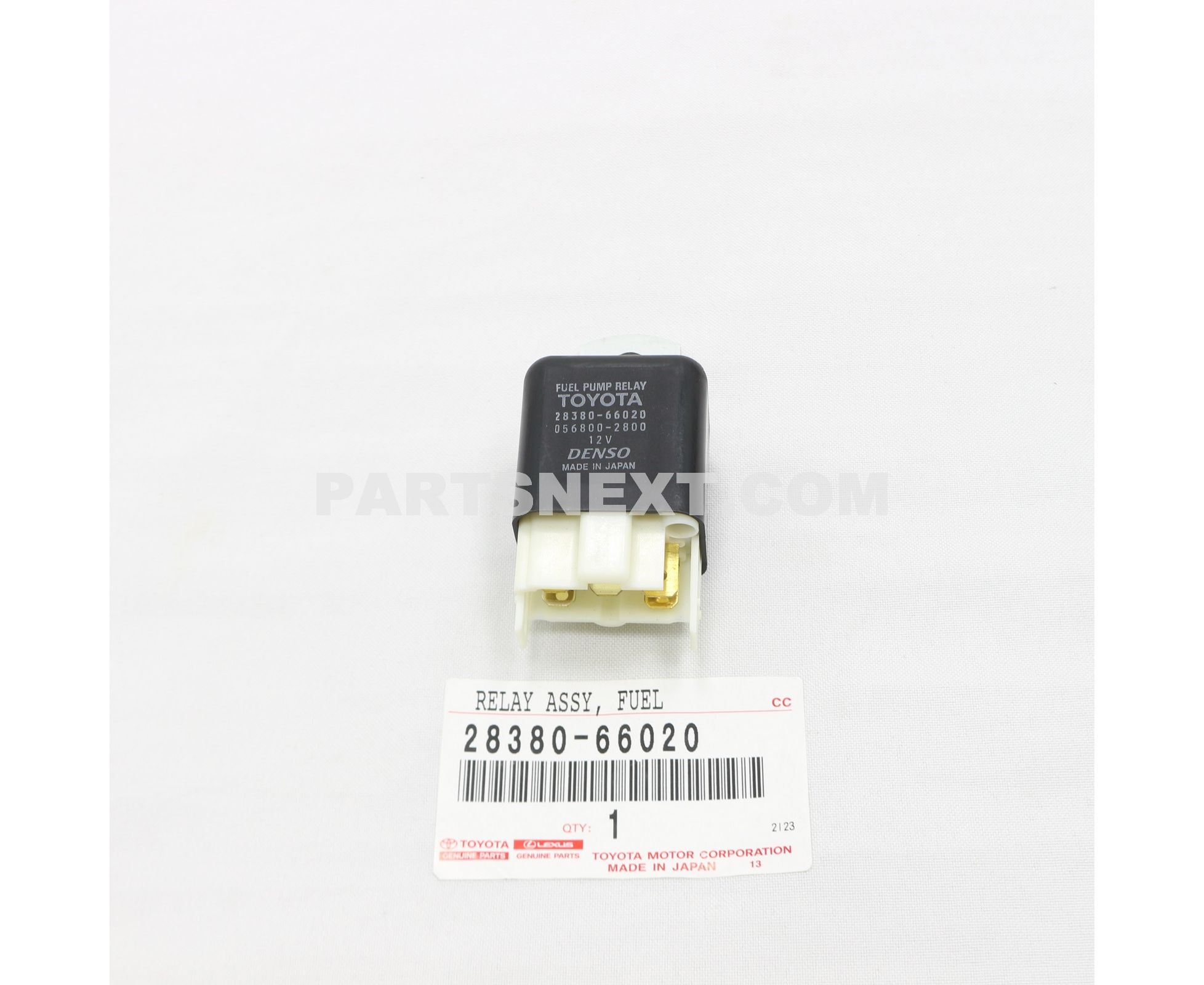 Toyota :: 28380-66020 RELAY ASSY, FUEL PUMP SELECT
