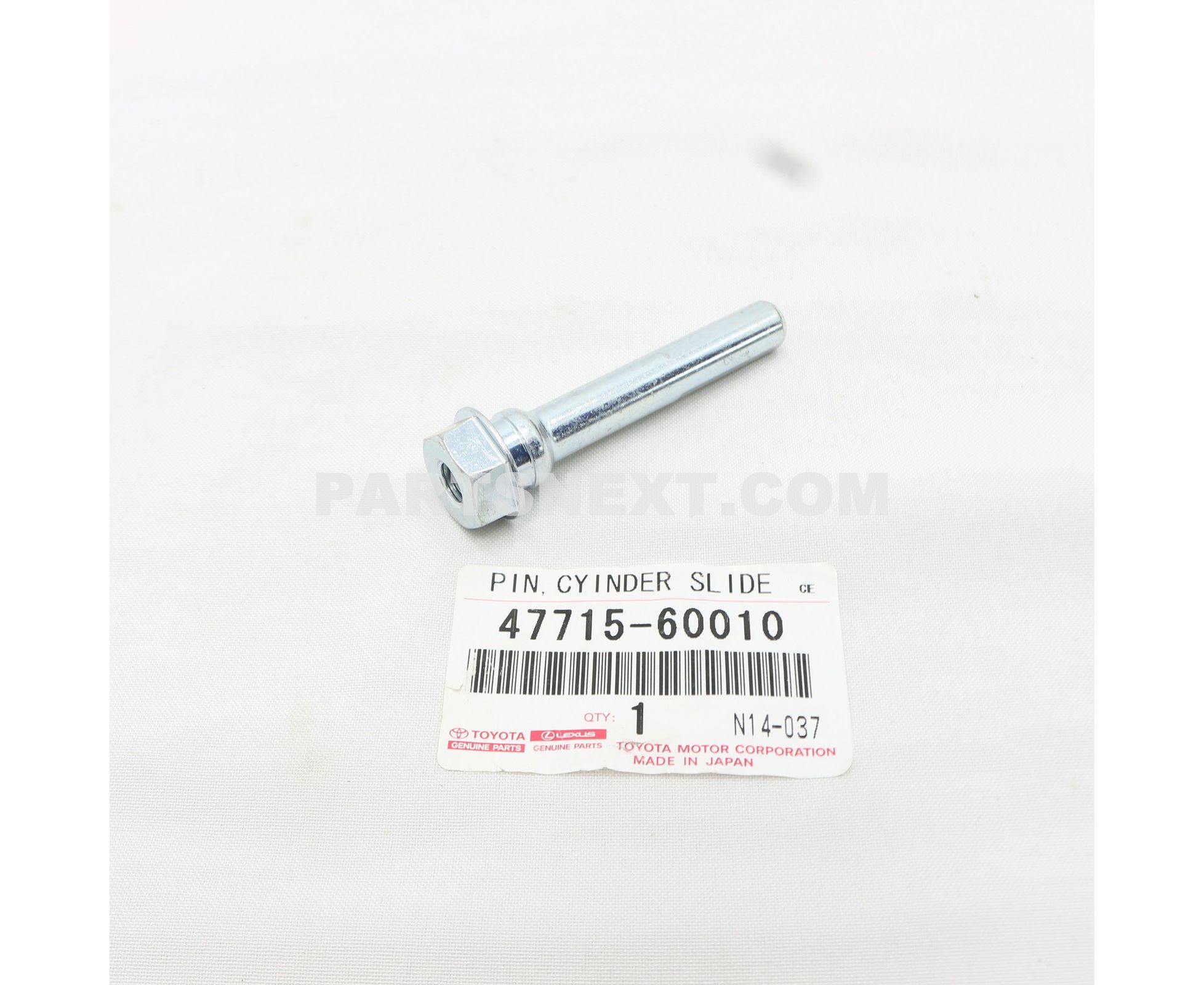 Toyota :: 47715-60010 PIN, CYLINDER SLIDE(FOR REAR DISC BRAKE)