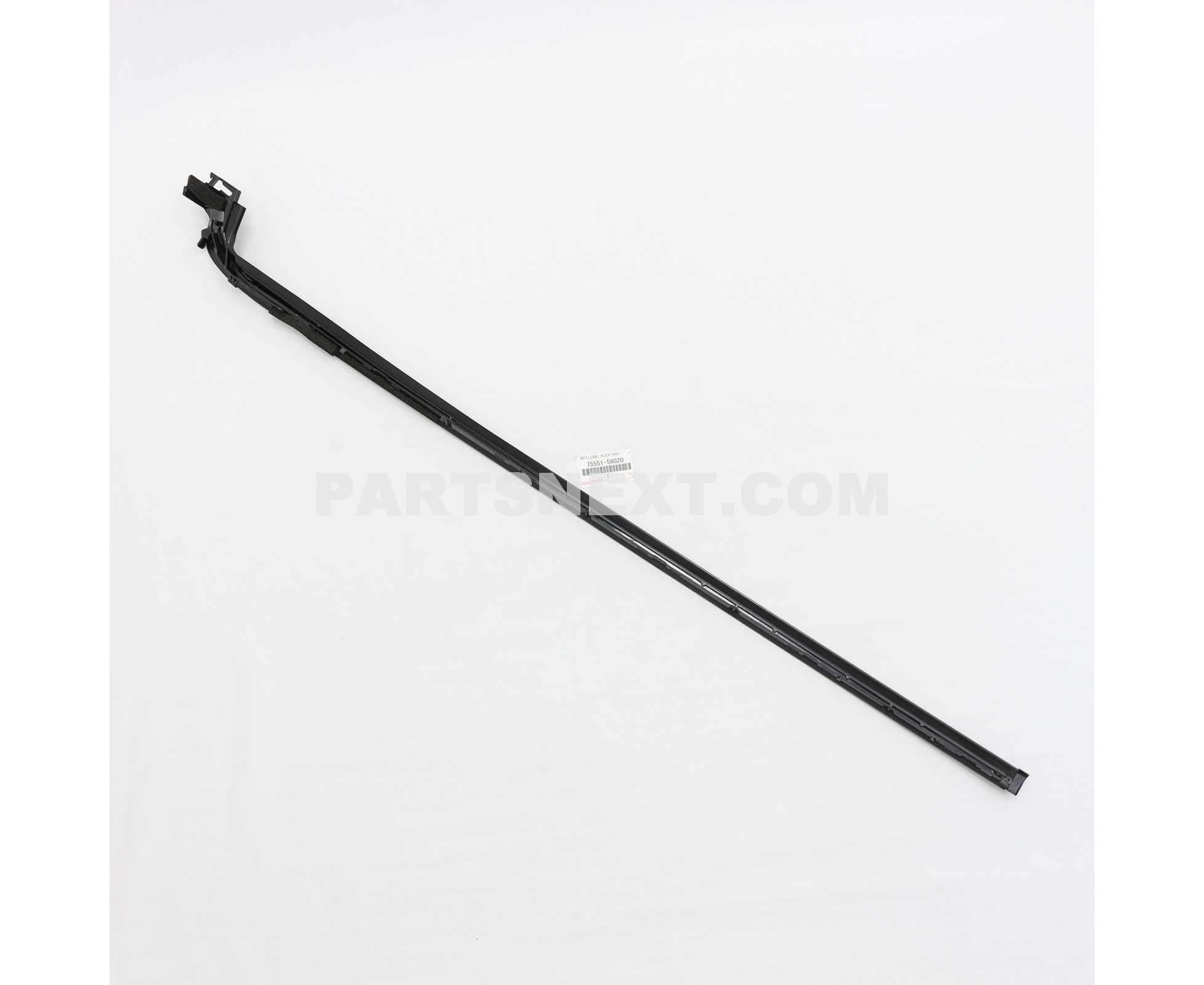 Toyota :: 75551-58020 MOULDING, ROOF DRIP SIDE FINISH, RH