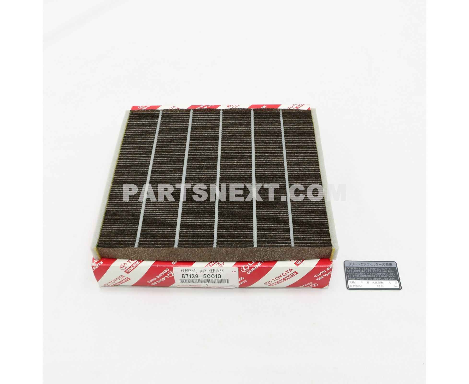 Toyota :: 87139-50010 FILTER, CLEAN AIR