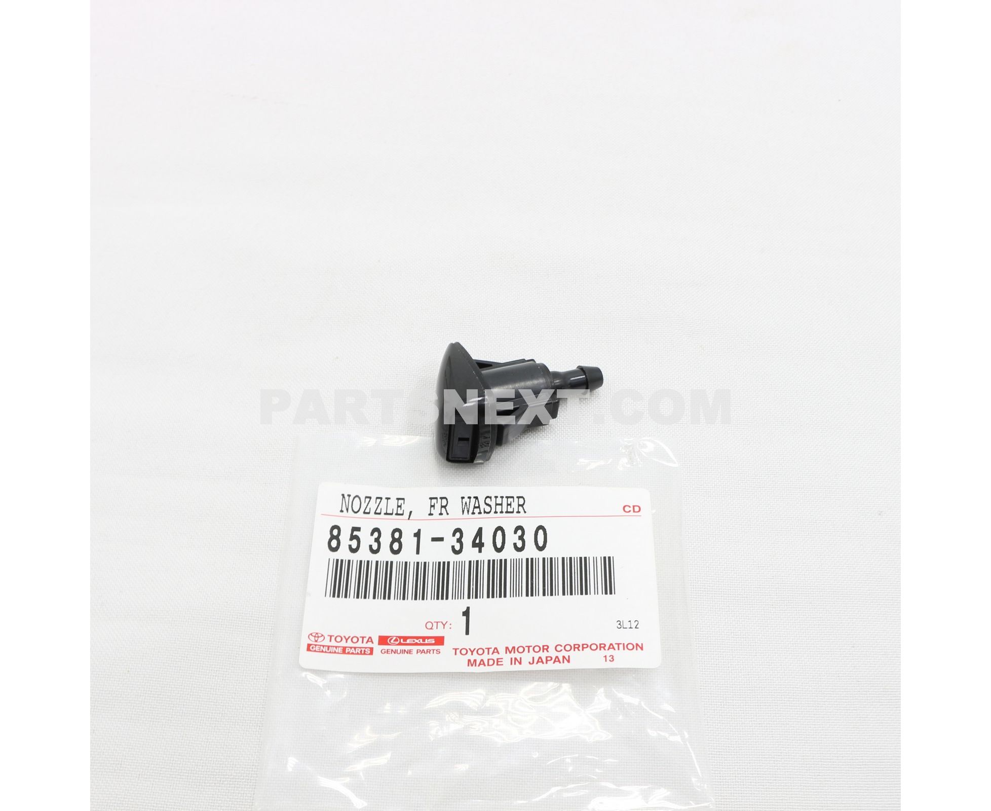Toyota :: 85381-34030 NOZZLE SUB-ASSY, WASHER
