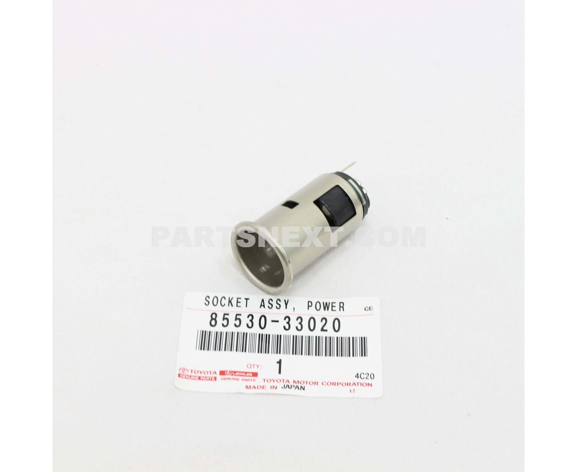 Toyota :: 85530-33020 SOCKET ASSY, POWER OUTLET, CENTER