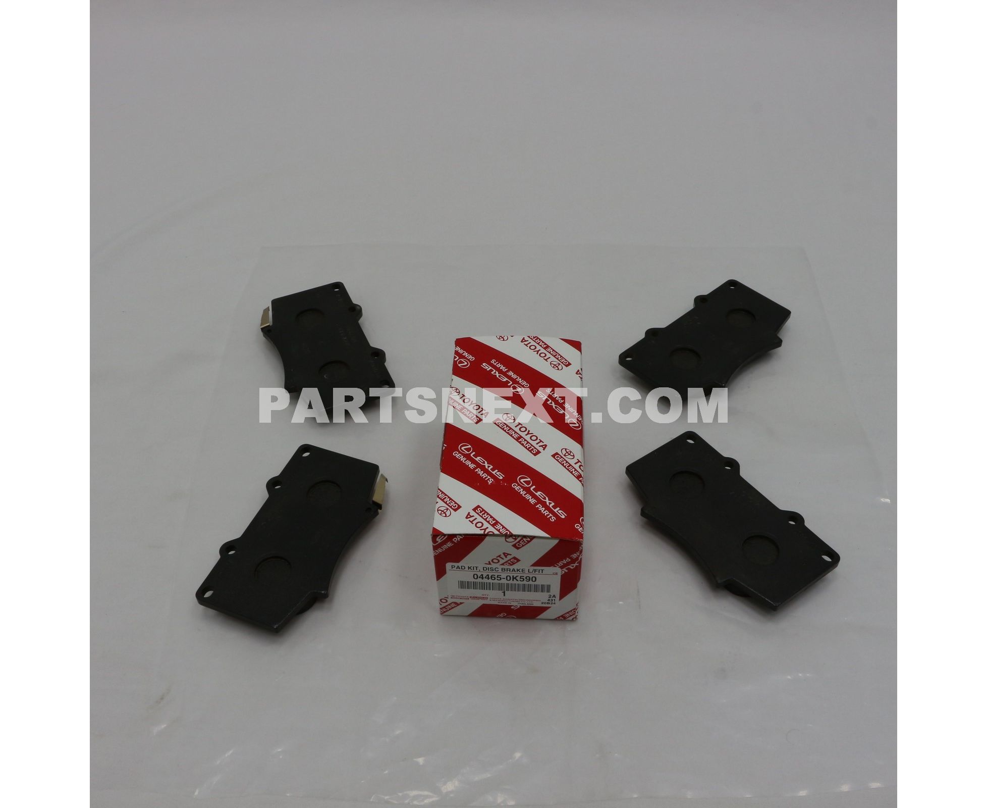 Toyota :: 04465-0K590 PAD KIT, DISC BRAKE