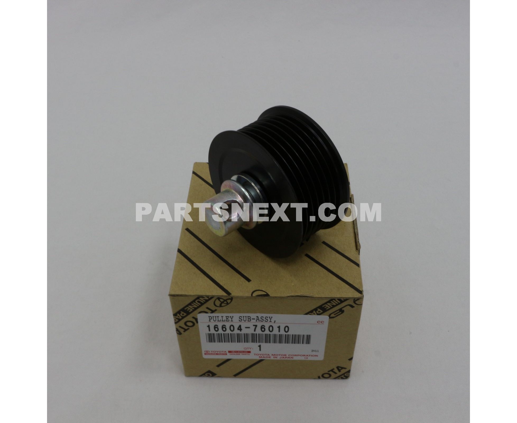 Toyota :: 16604-76010 PULLEY ASSY, IDLE