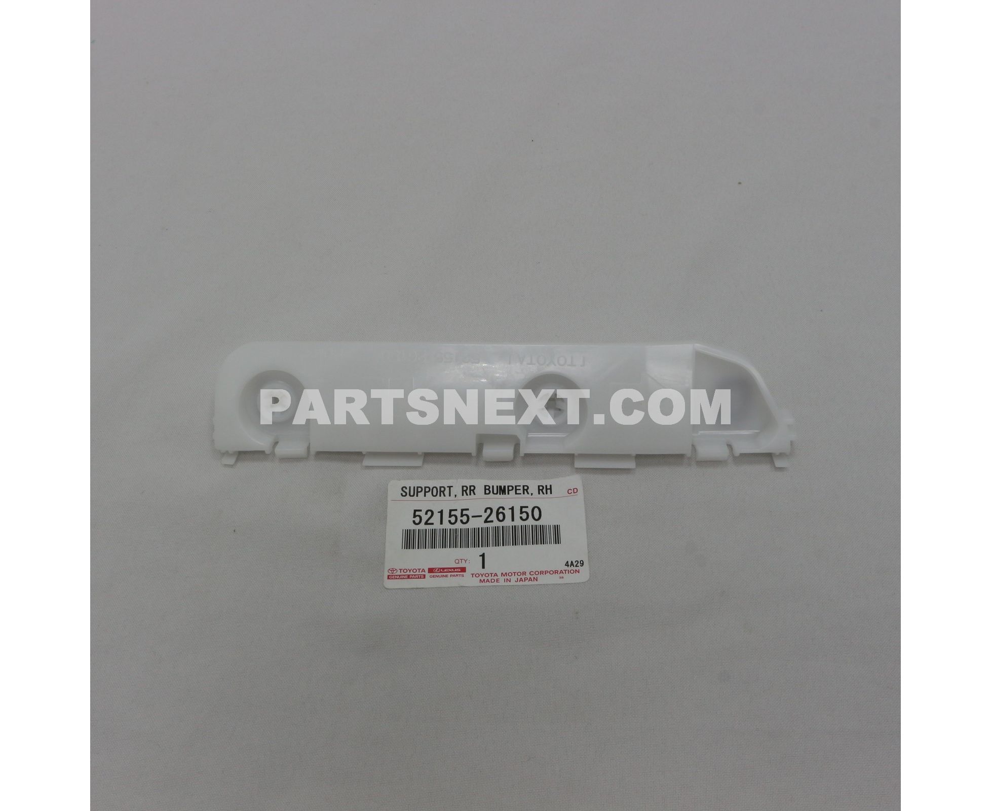Toyota :: 52155-26150 SUPPORT, REAR BUMPER SIDE, RH