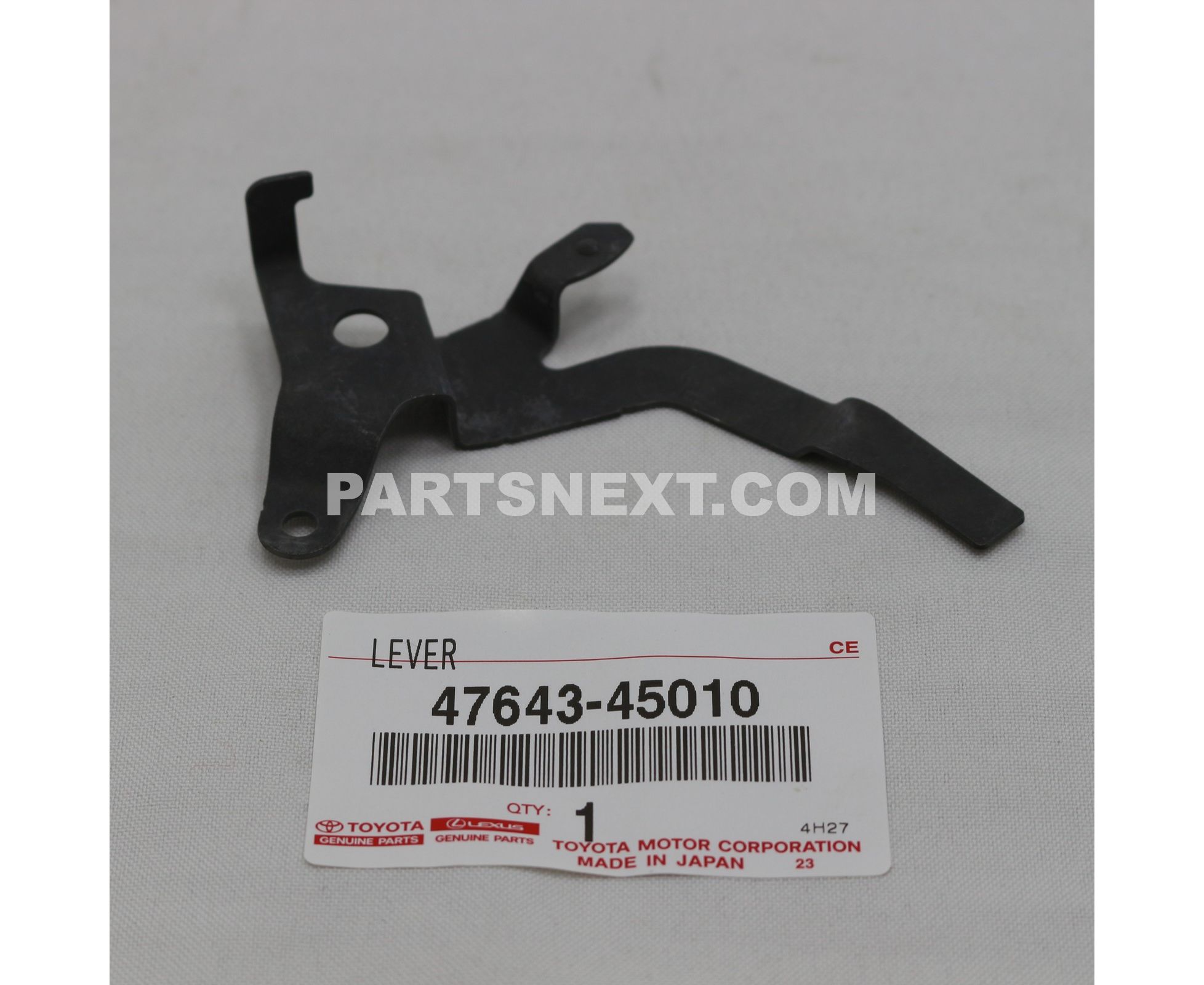 Toyota :: 47643-45010 LEVER, REAR BRAKE AUTOMATIC ADJUST, RH