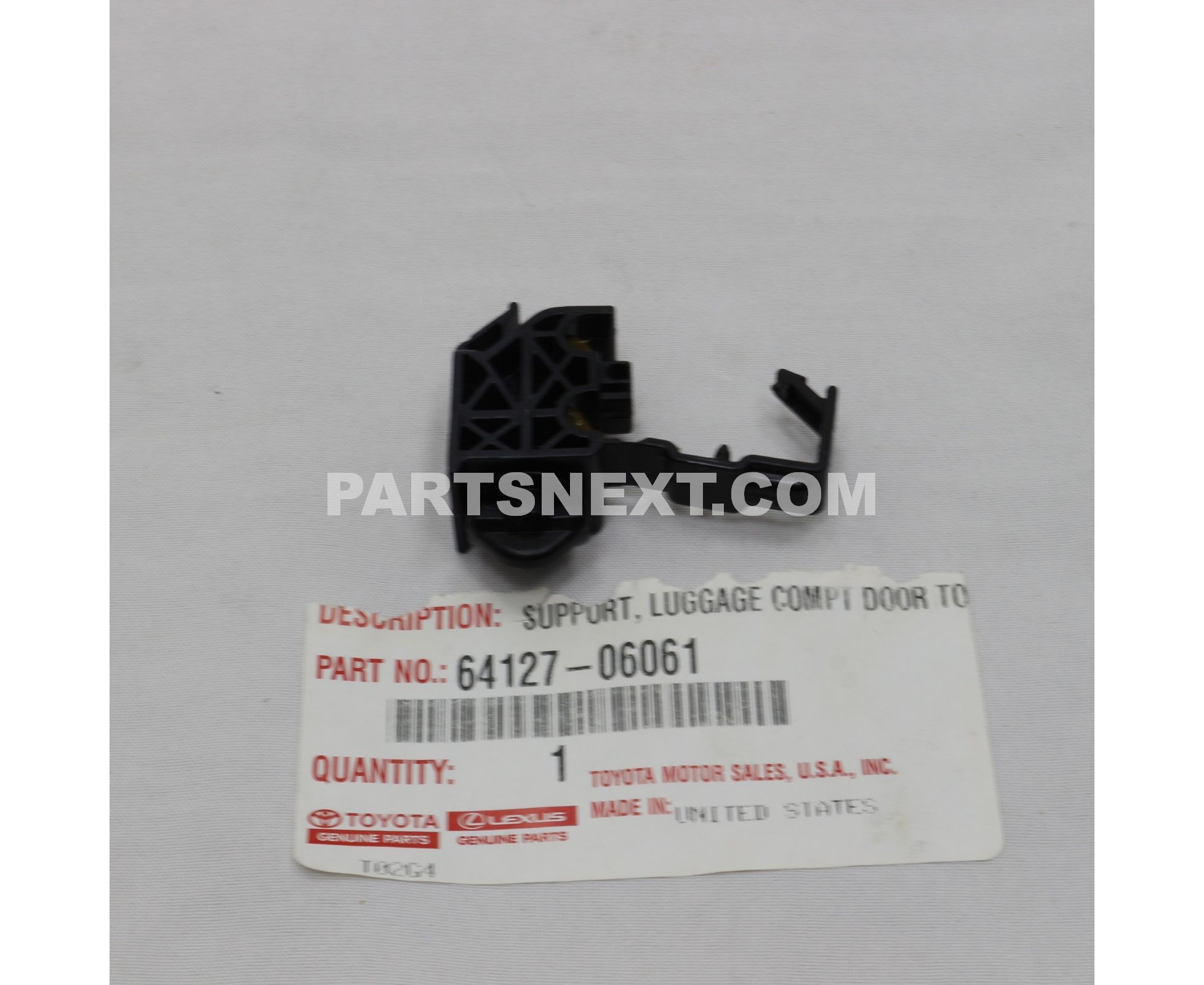 Toyota :: 64127-06061 SUPPORT, LUGGAGE COMPARTMENT DOOR TORSION BAR