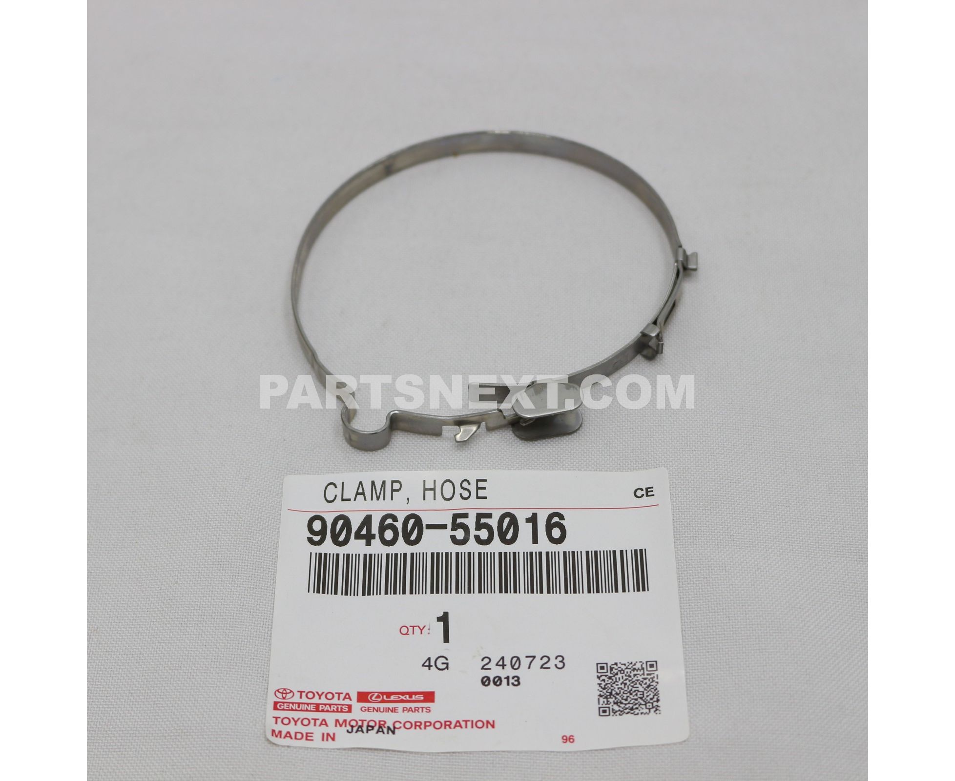 Toyota :: 90460-55016 CLAMP(FOR POWER STEERING RACK BOOT)