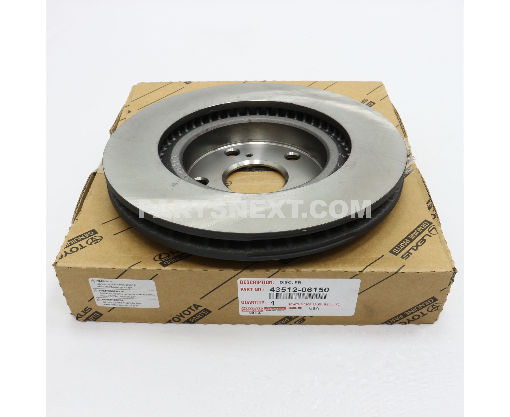 Toyota :: 43512-06150 DISC, FRONT