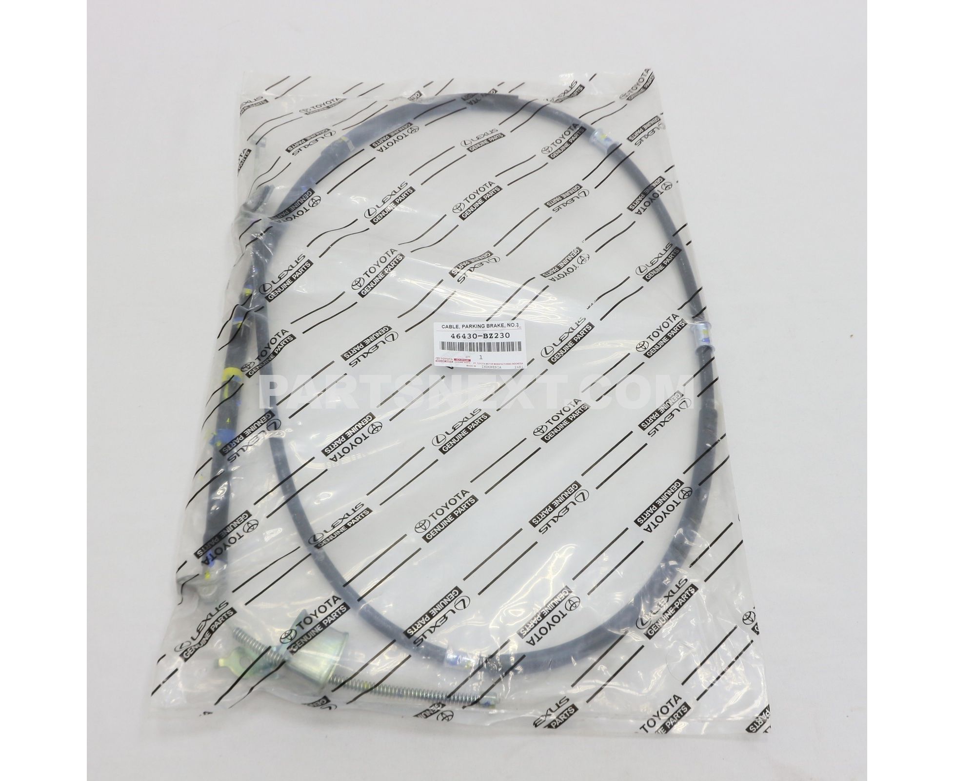 Toyota :: 46430-BZ230 CABLE ASSY PARKING