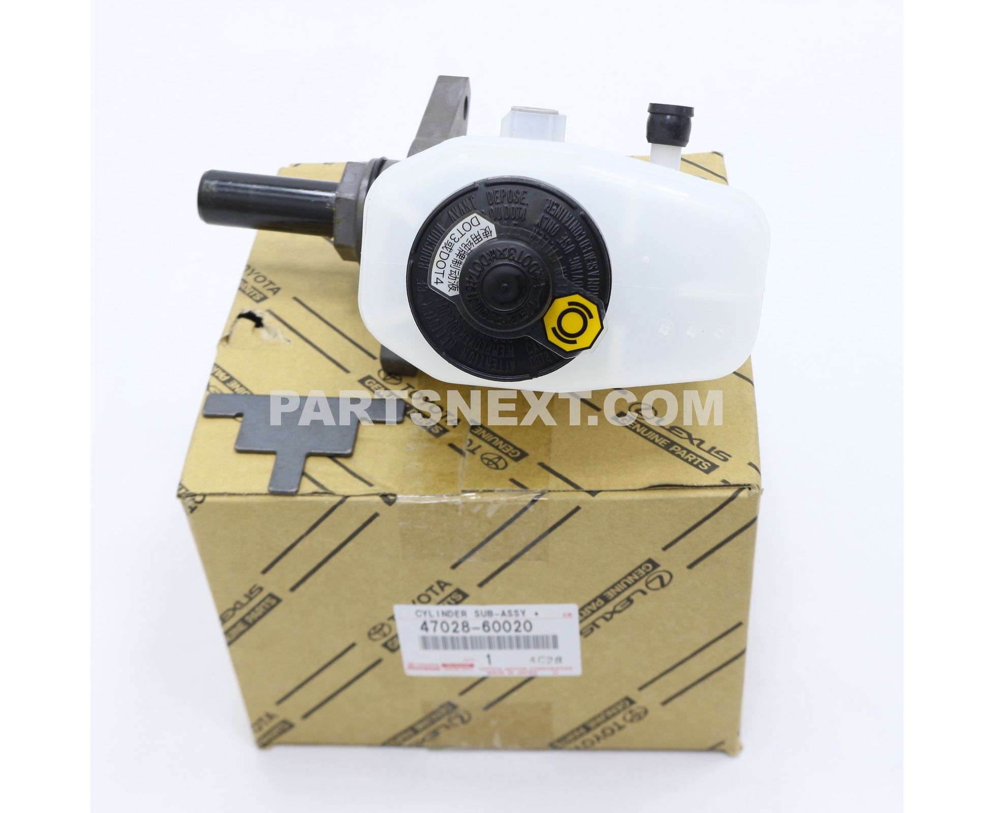 Toyota :: 47028-60020 CYLINDER SUB-ASSY, BRAKE MASTER W/PLATE