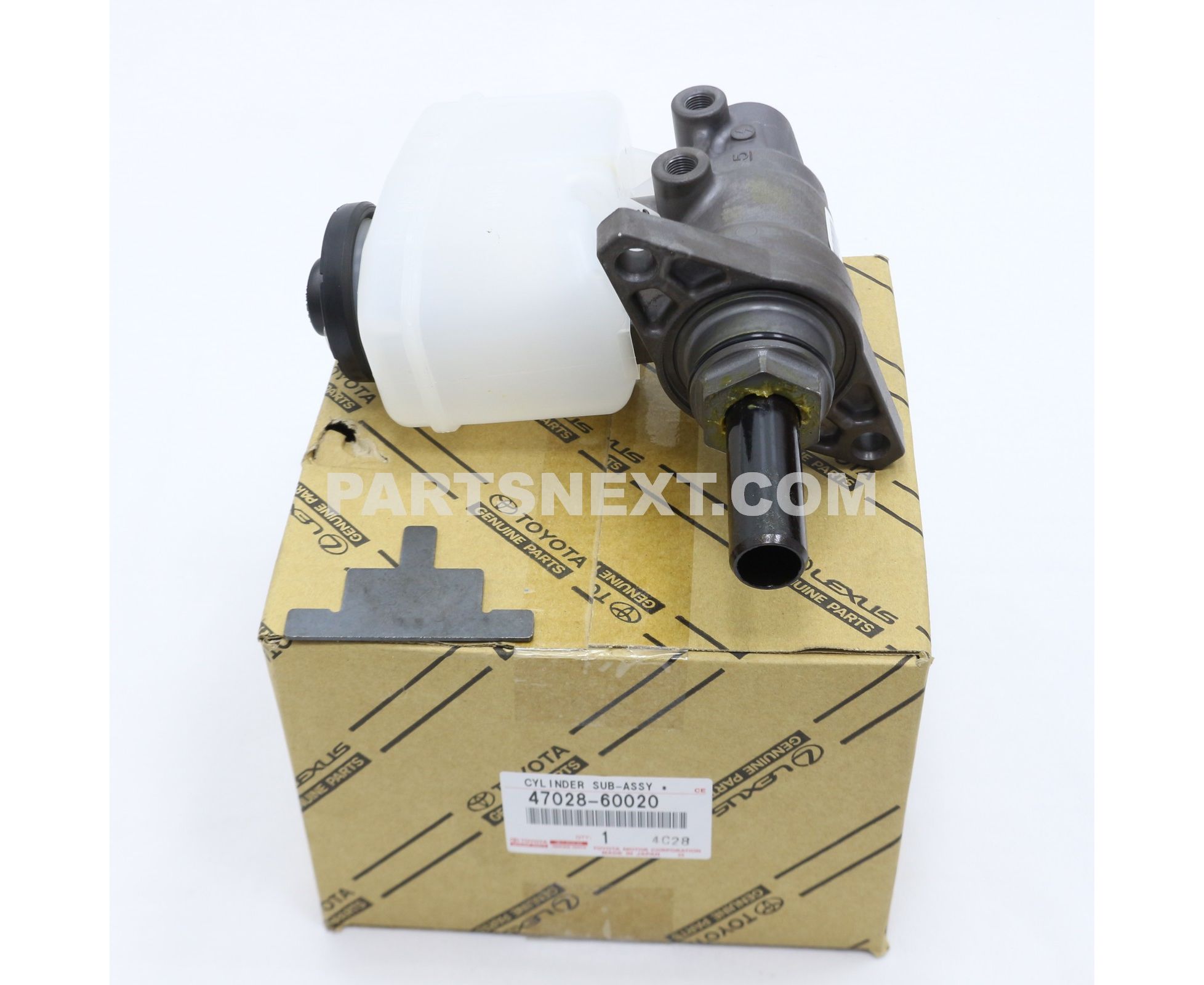 Toyota :: 47028-60020 CYLINDER SUB-ASSY, BRAKE MASTER W/PLATE