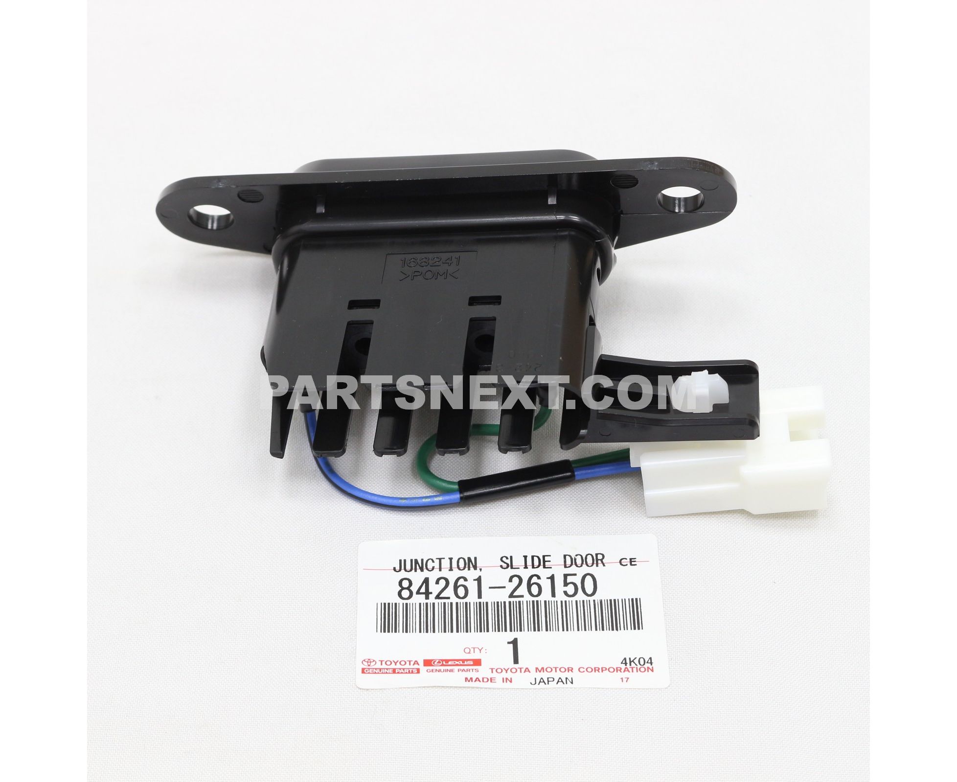 Toyota :: 84261-26150 JUNCTION, SLIDE DOOR CONTROL,MALE