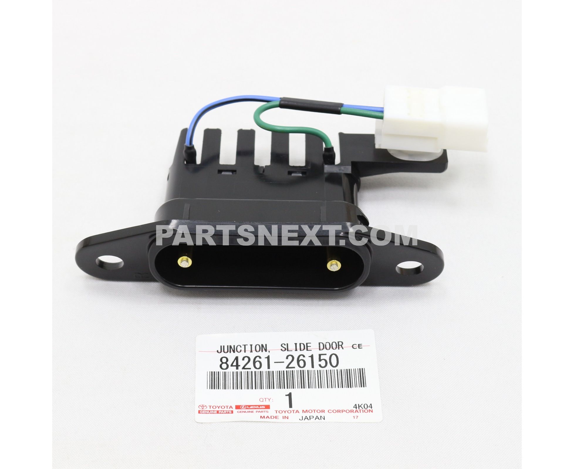 Toyota :: 84261-26150 JUNCTION, SLIDE DOOR CONTROL,MALE