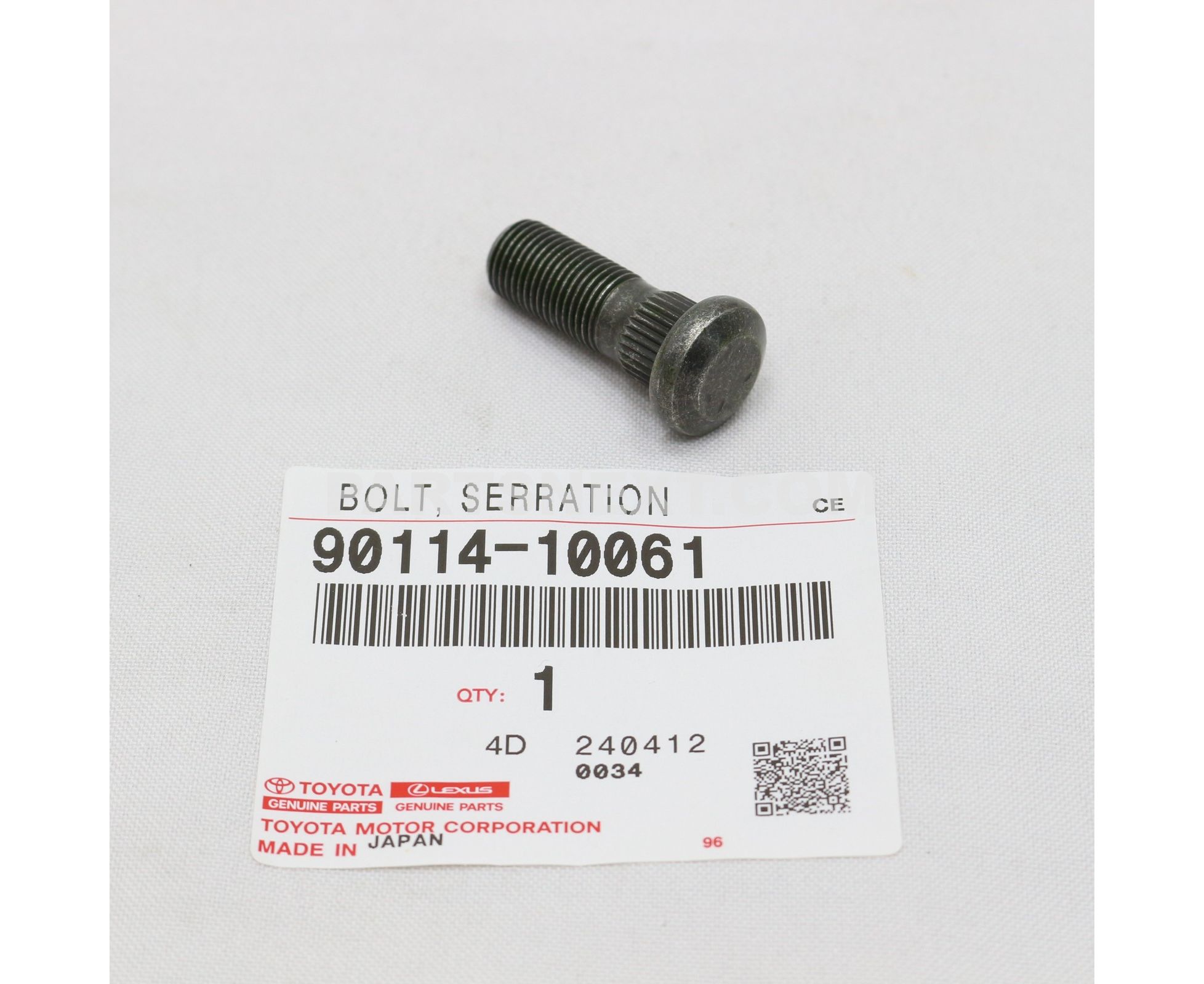 Toyota :: 90114-10061 BOLT (FOR TRANSFER OUTPUT SHAFT COMPANION FLANGE)