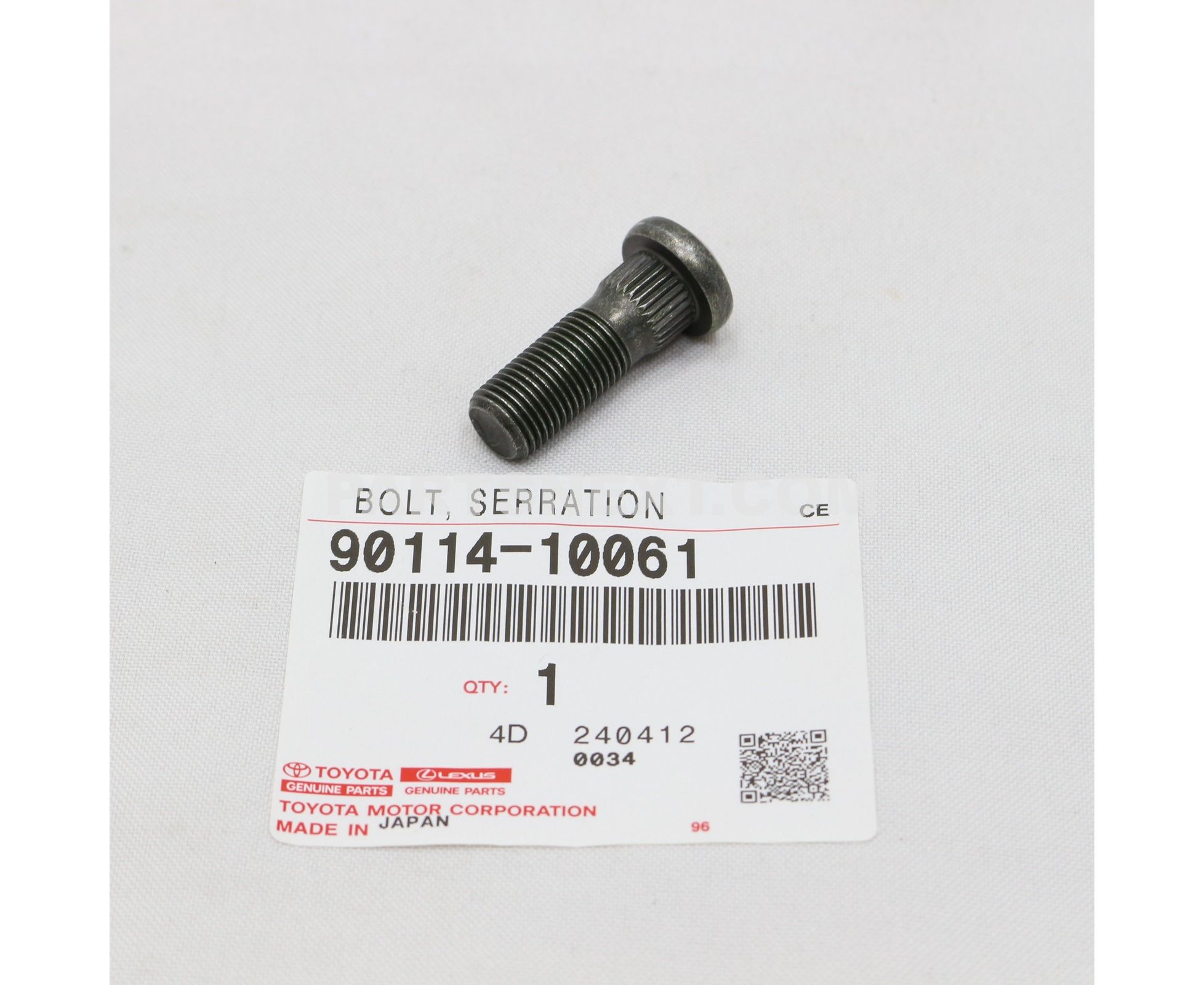 Toyota :: 90114-10061 BOLT (FOR TRANSFER OUTPUT SHAFT COMPANION FLANGE)