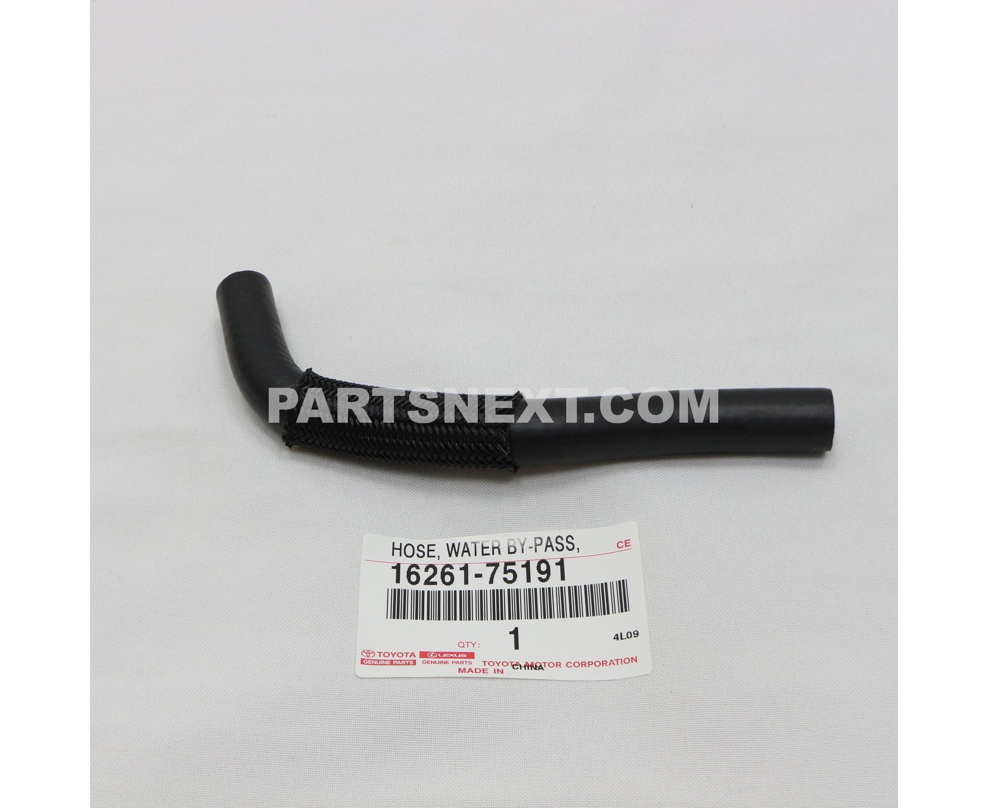 Toyota :: 16261-75191 HOSE, WATER BY-PASS